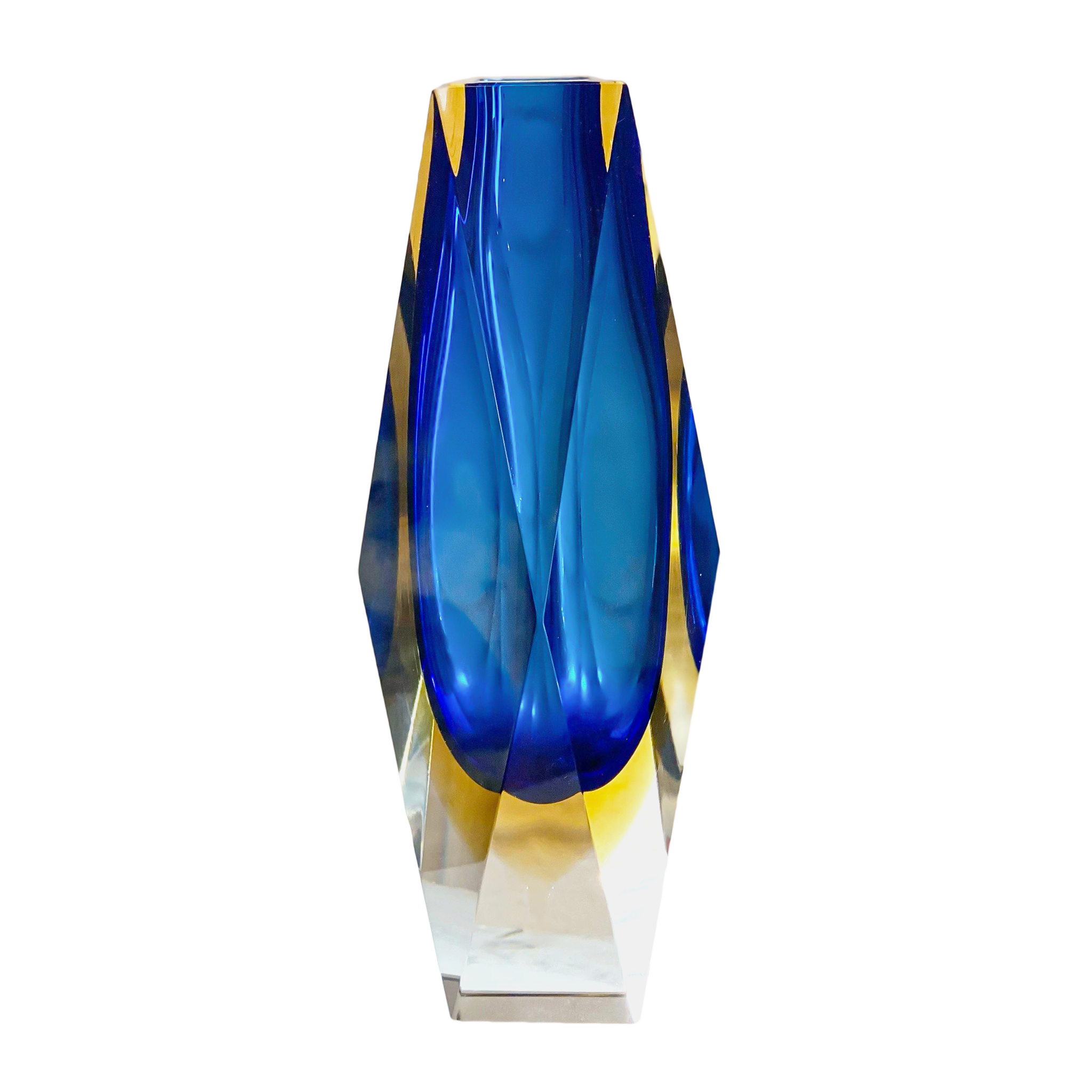 Casa Del Regalo Bortoli Vintage Italian Faceted Glass Vase Available ...