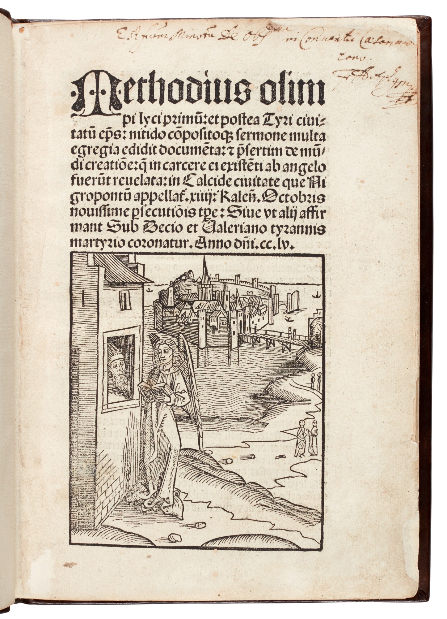 Methodius, [De Revelatione], Basel, 1515, modern calf | Music and ...