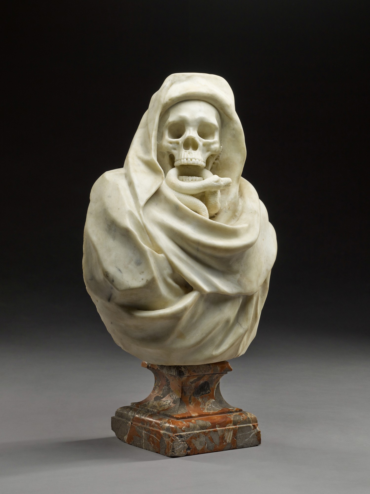 Vanitas Bust of a Skeleton with a Snake | TOMASSO: The More a Thing is ...