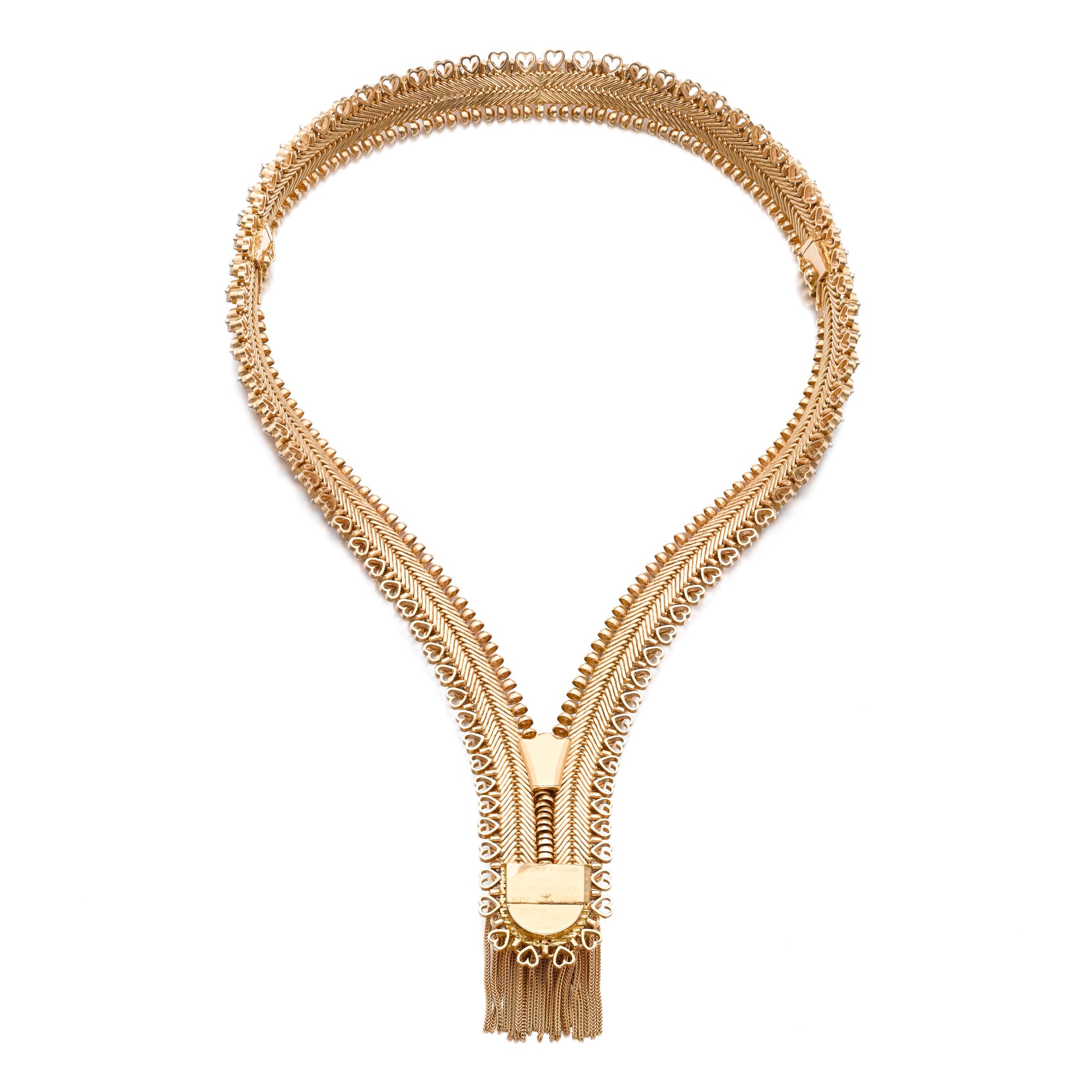 Gold and diamond necklace, 'Zip' | Magnificent Jewels and Noble Jewels ...