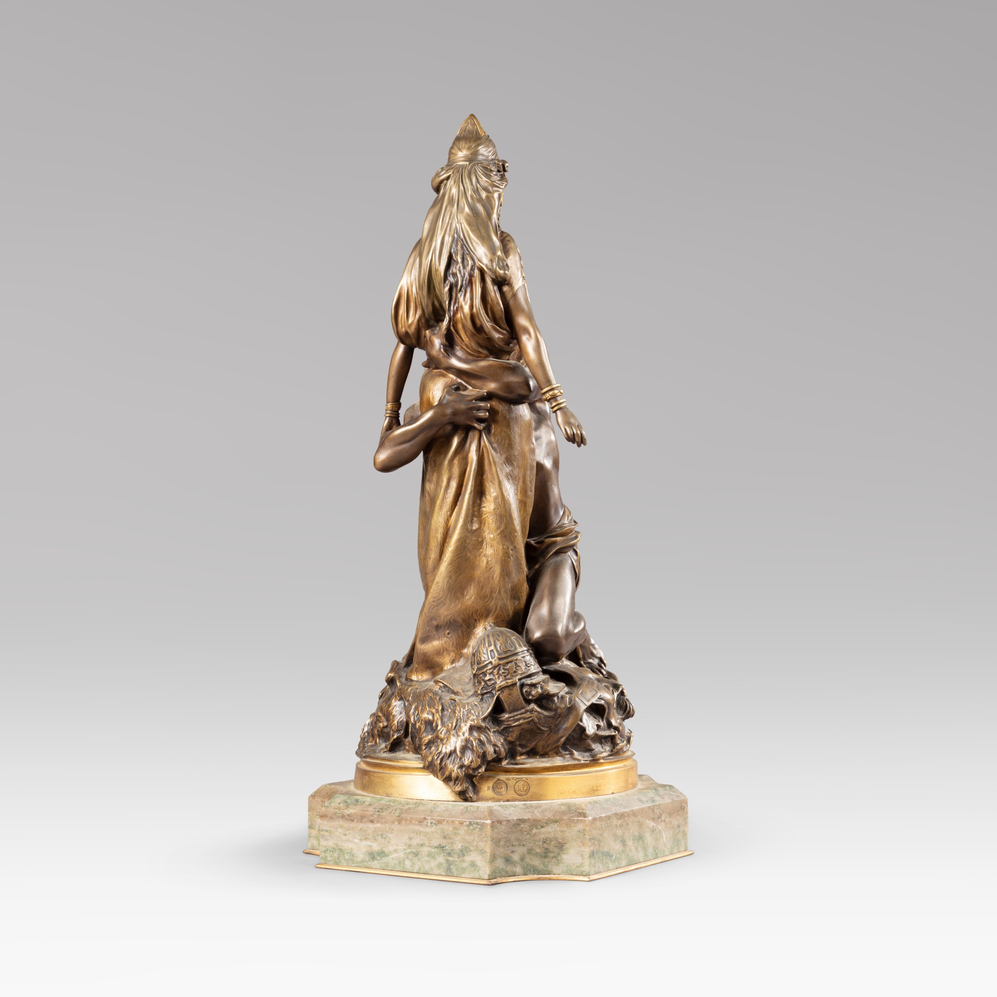Salammbô chez Matho (Matho kneeling before Salammbo) | Collection ...