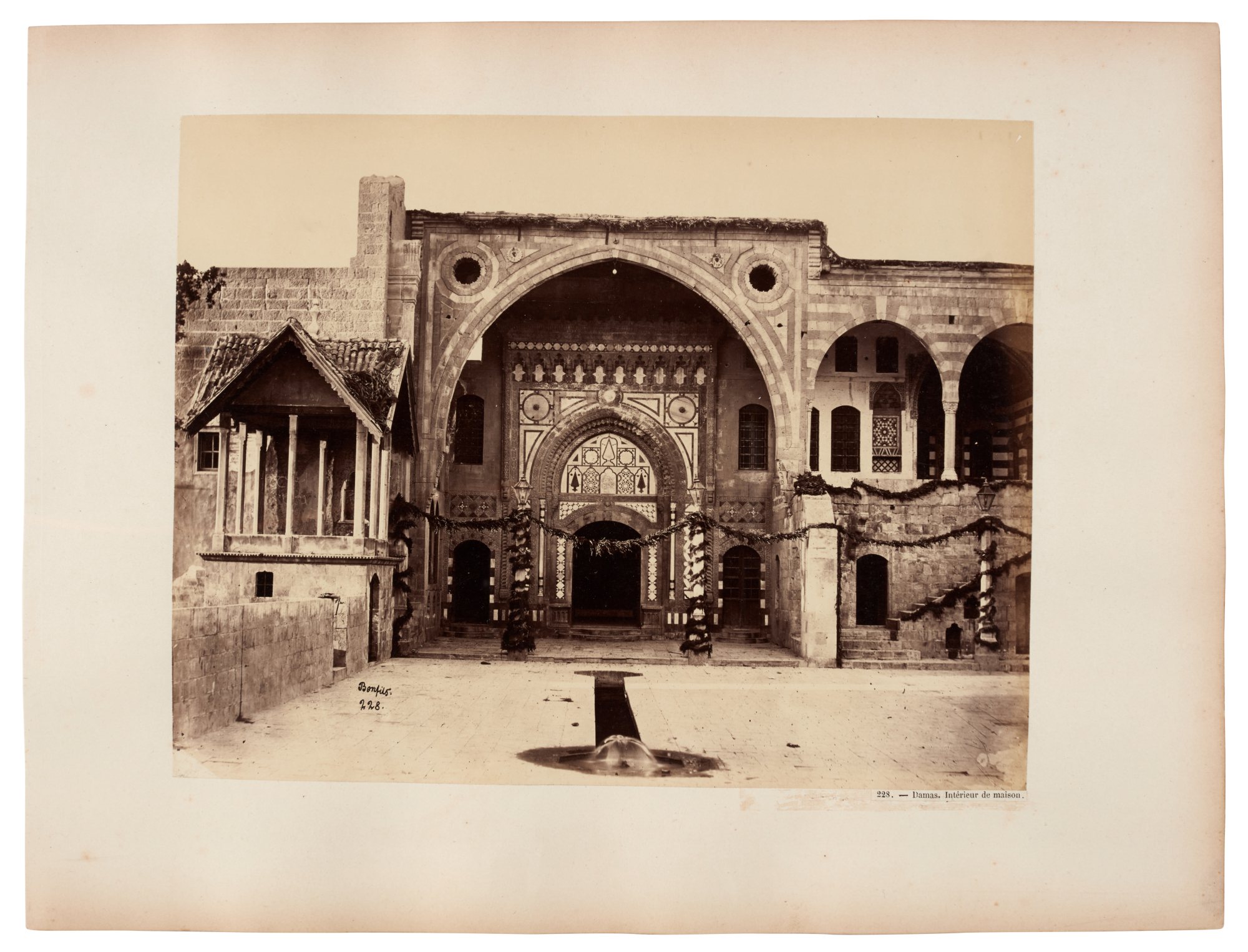 Syria and Lebanon—Bonfils | Two photograph panoramas of Beirut and 30 ...