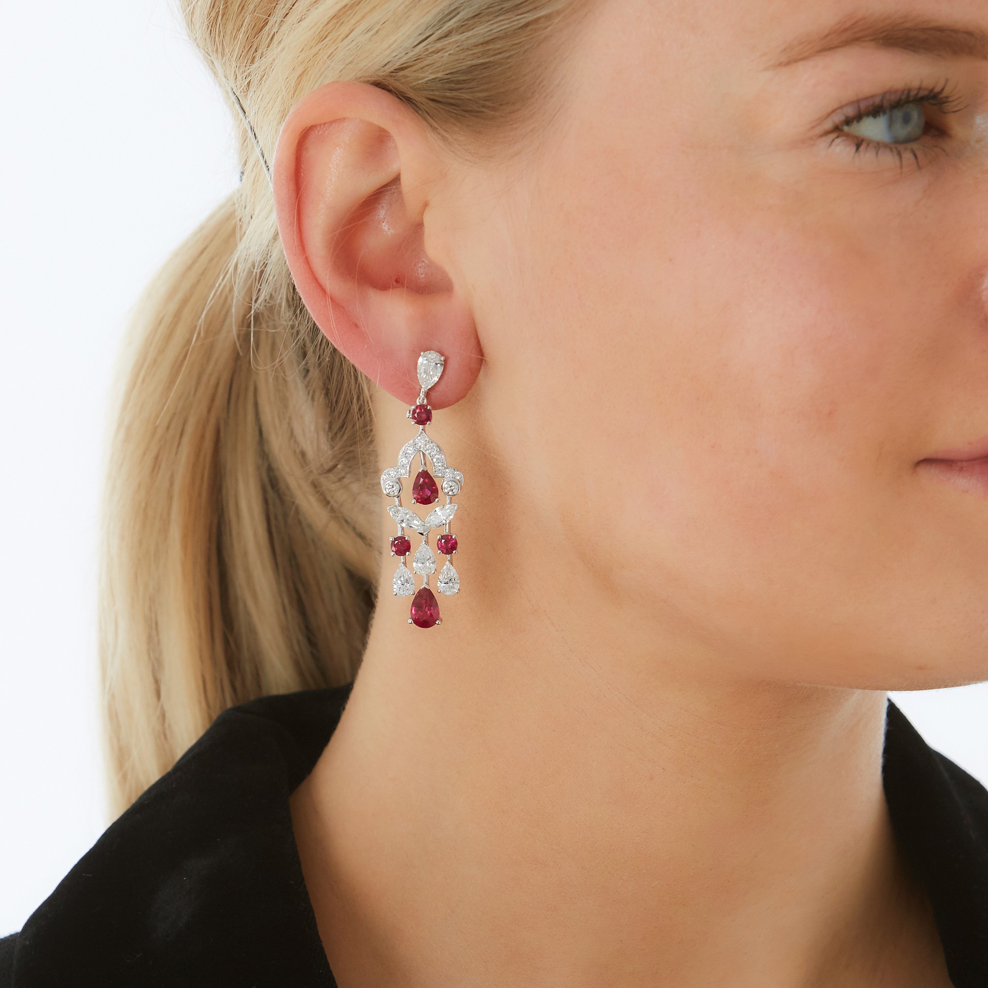 GRAFF | PAIR OF RUBY AND DIAMOND EARRINGS | Fine Jewels | Jewellery ...