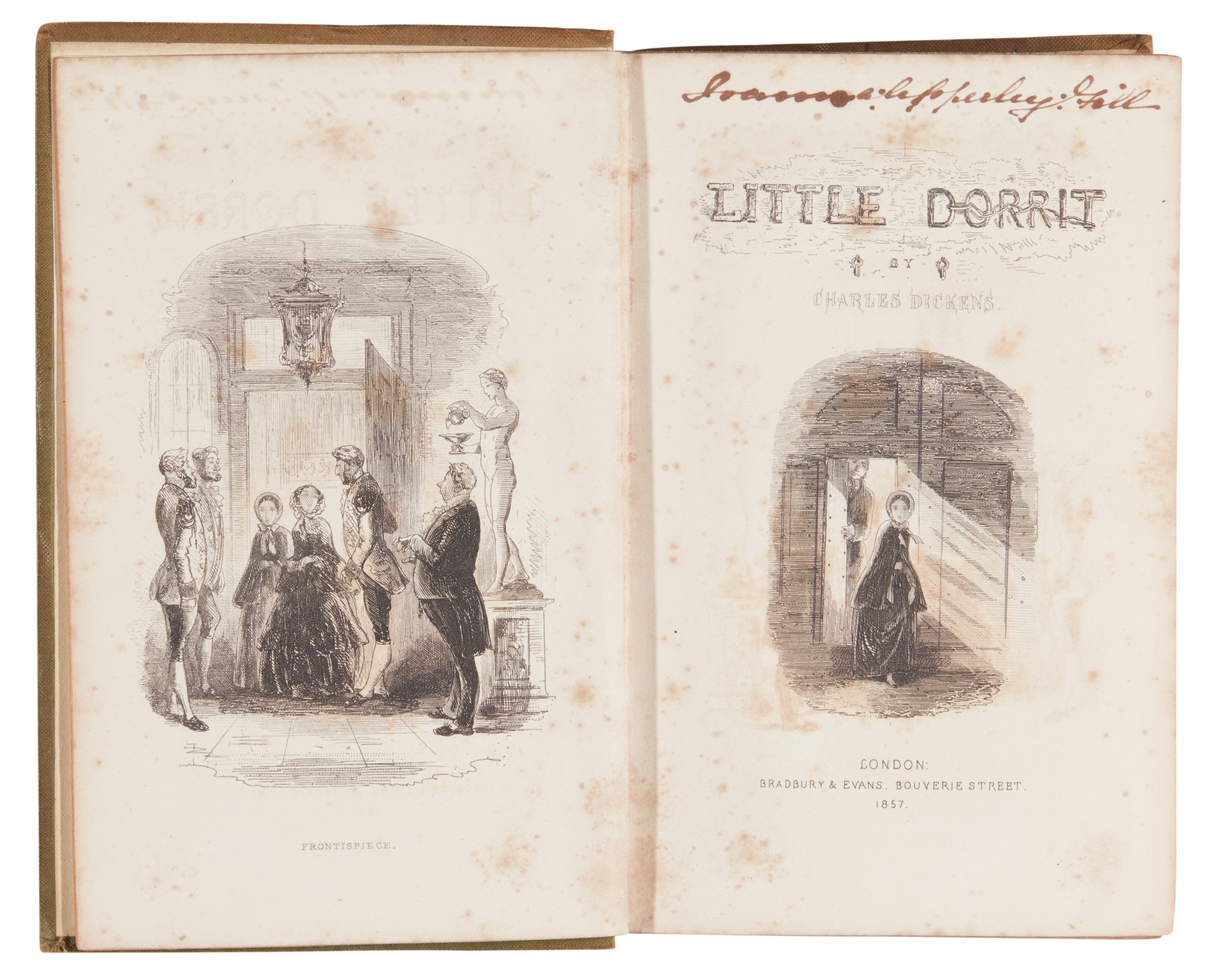 Dickens, Little Dorrit, 1857, first book edition | Charles Dickens: The ...