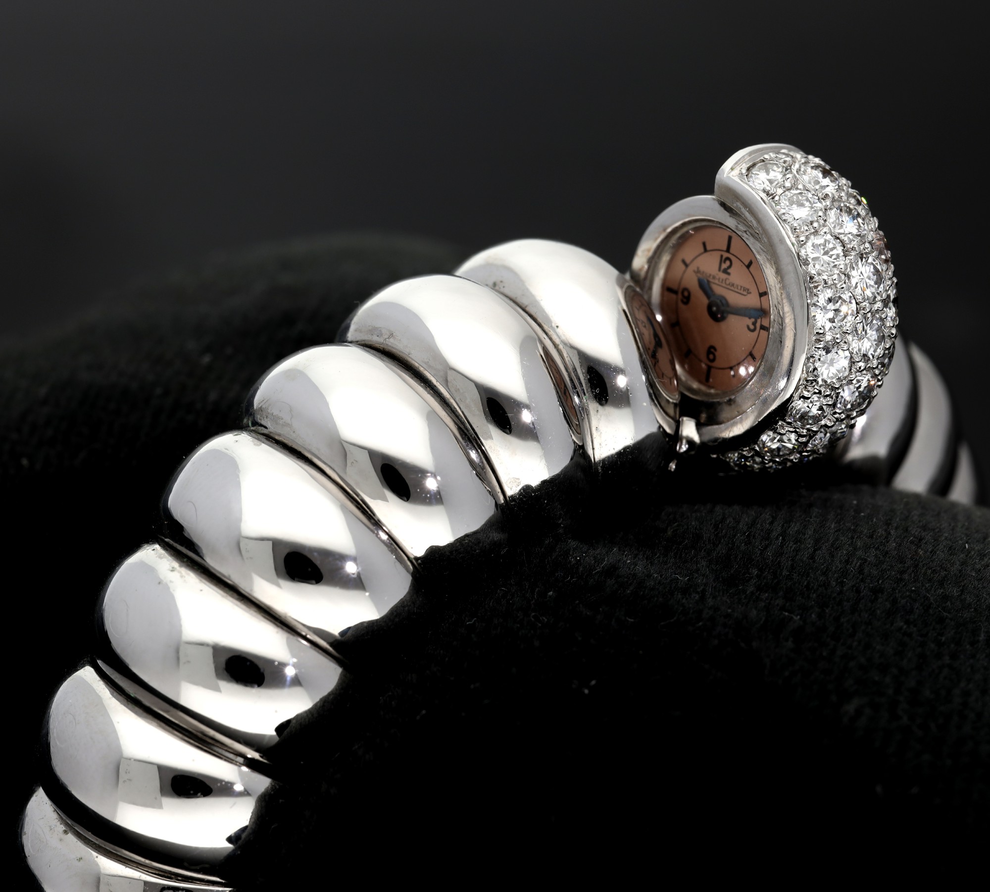 REFERENCE 1776 A WHITE GOLD AND DIAMOND-SET CONCEALED BRACELET WATCH ...