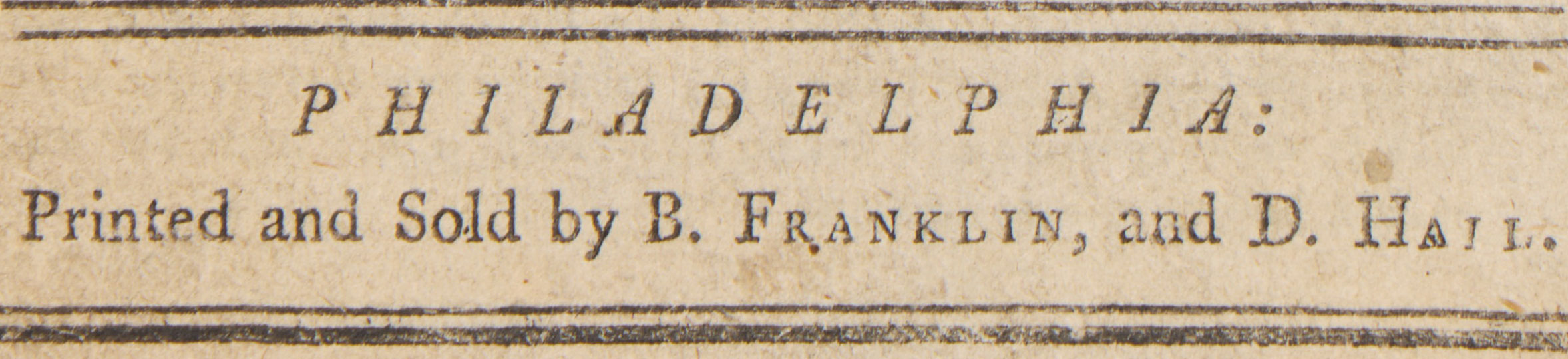 The Jay T. Snider Collection of Benjamin Franklin | Books & Manuscripts ...