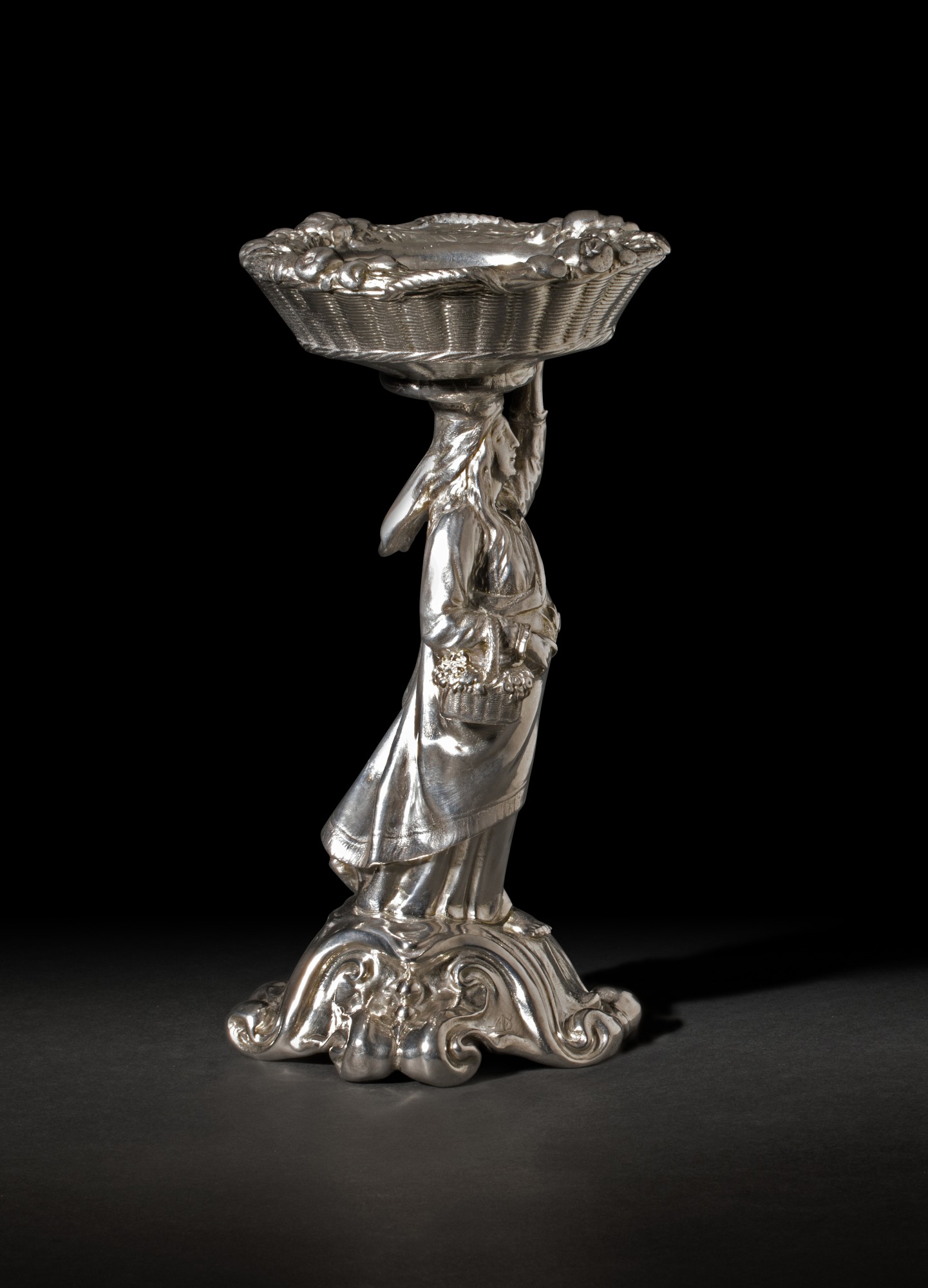 Flora: An Important Dutch silver standing salt, Adam van Vianen ...