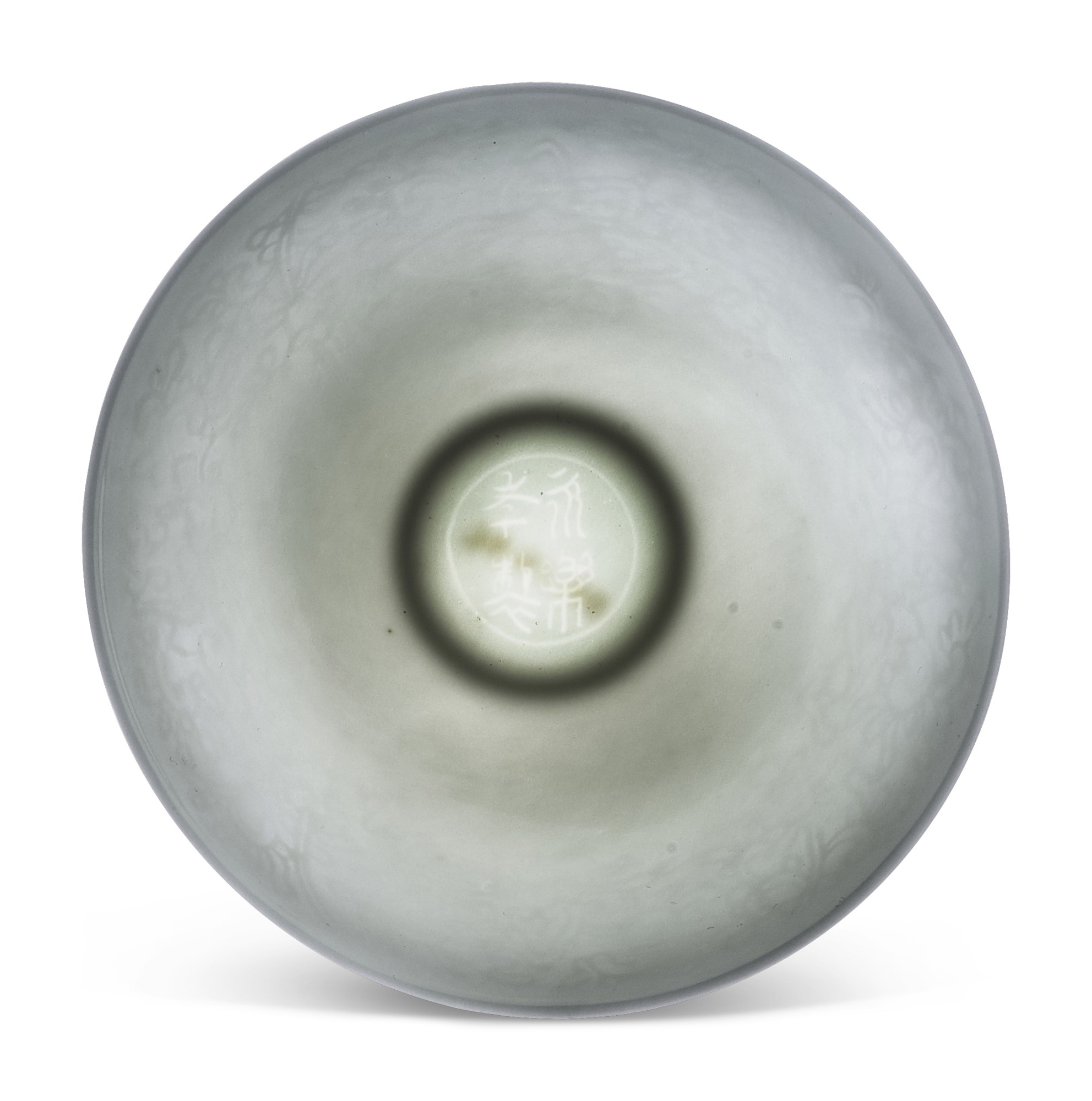 AN ANHUA-DECORATED WHITE-GLAZED 'FLORAL' BOWL QING DYNASTY, 18TH ...