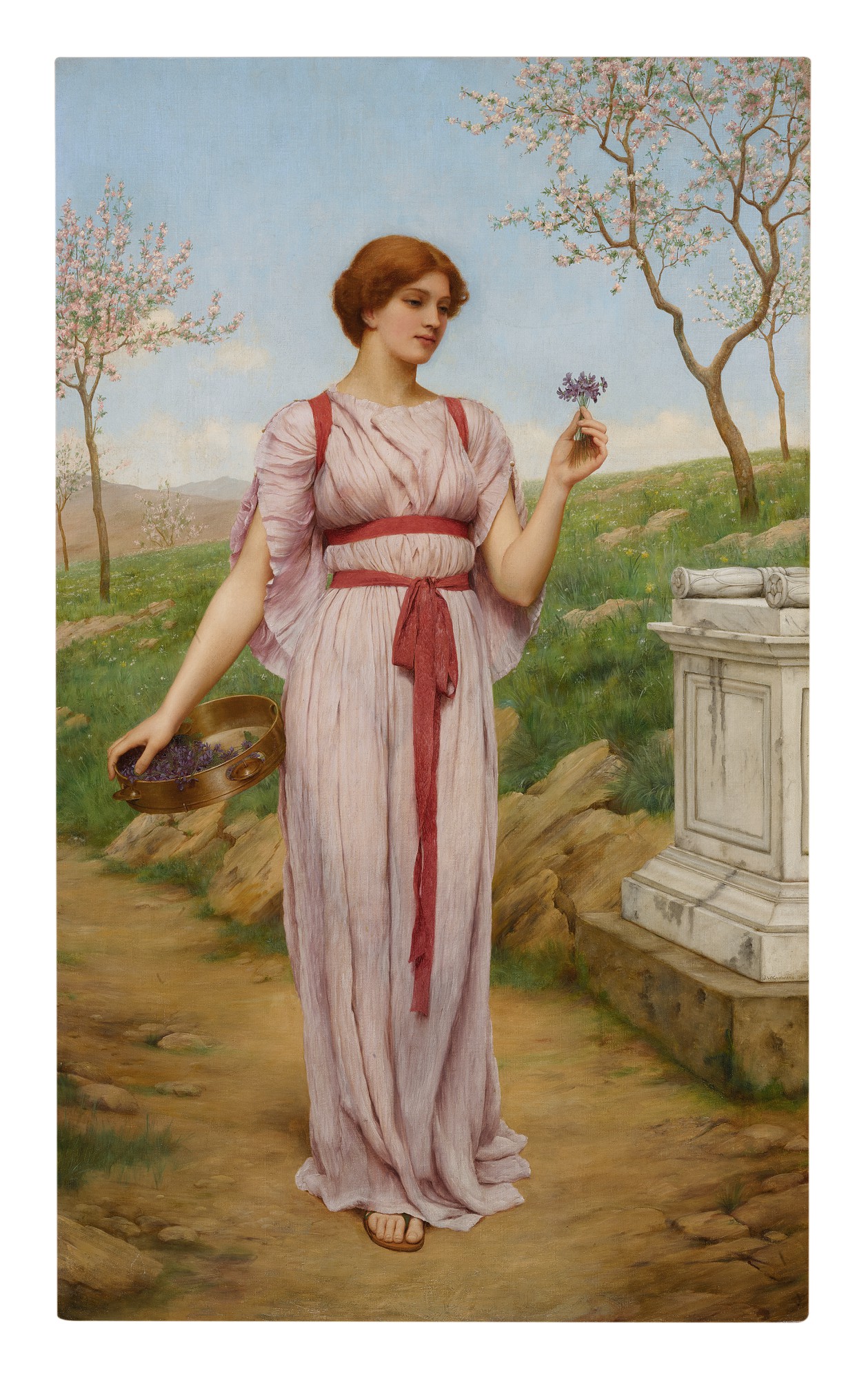 JOHN WILLIAM GODWARD, R.B.A. |THE POSY | 19th Century European Art ...
