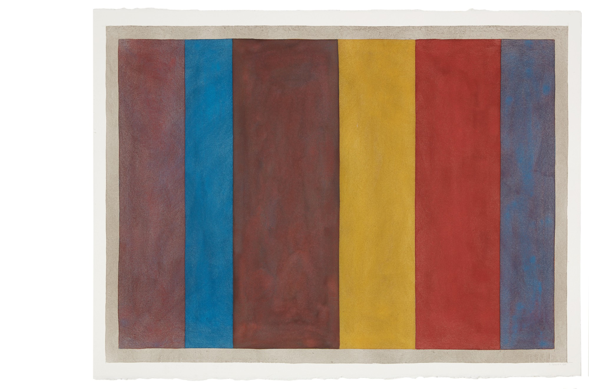 Uneven Vertical Bands of Color VII II; Uneven Vertical Bands of Color ...