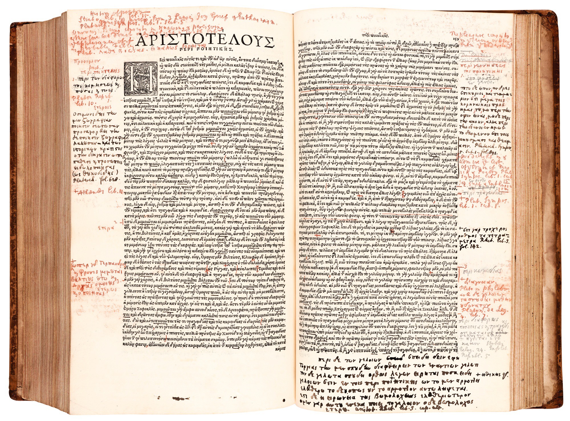 Aristotle. Opera. Basel, 1550. later calf | The Library of a Greek ...