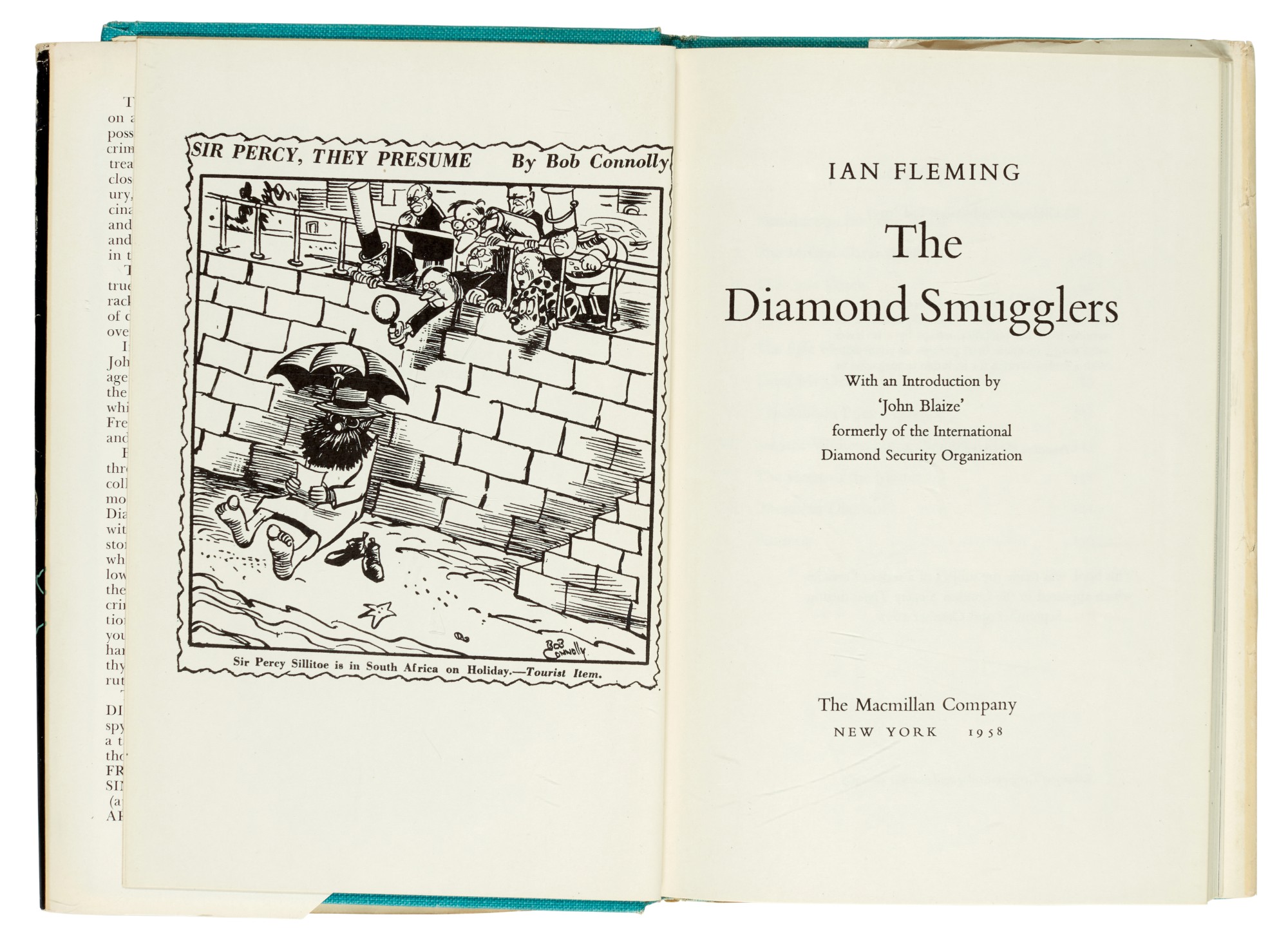 FLEMING | The Diamond Smugglers, 1958, first American edition | James ...