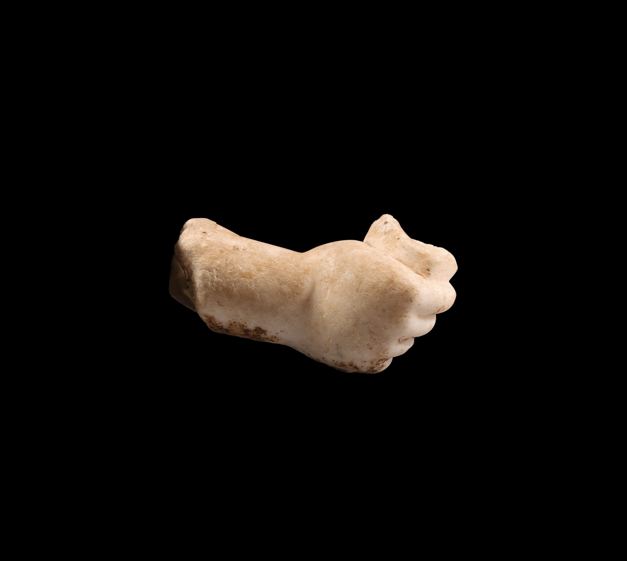 A Roman Marble Right Hand Pouring from a Wineskin, circa 2nd Century A ...