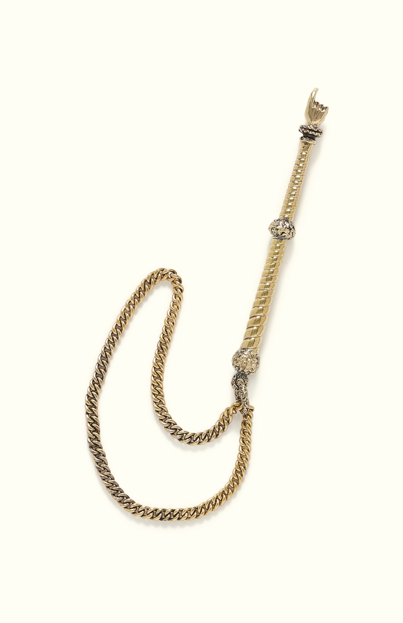 A MINIATURE ENGLISH SILVER-GILT TORAH POINTER, CHARLES FOX II, LONDON ...