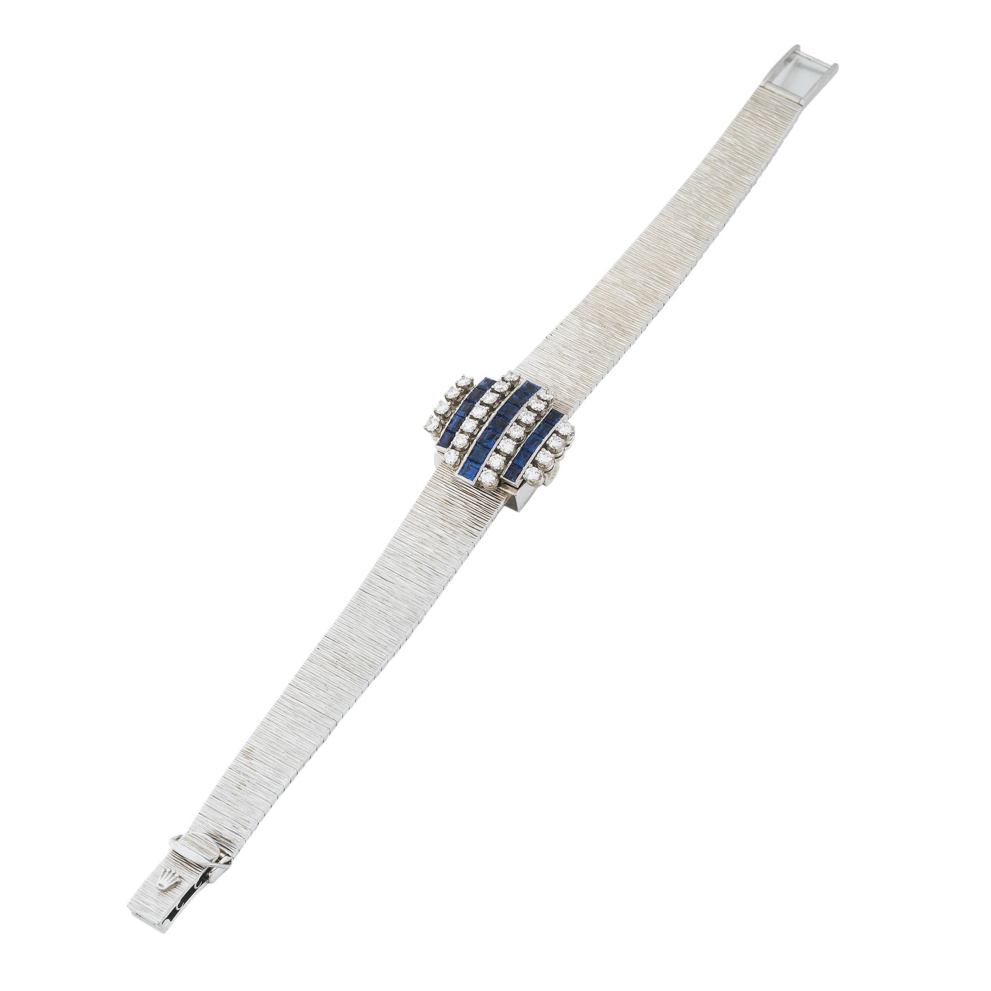 Rolex | Montre bracelet de dame saphirs et diamants | Lady's sapphire ...