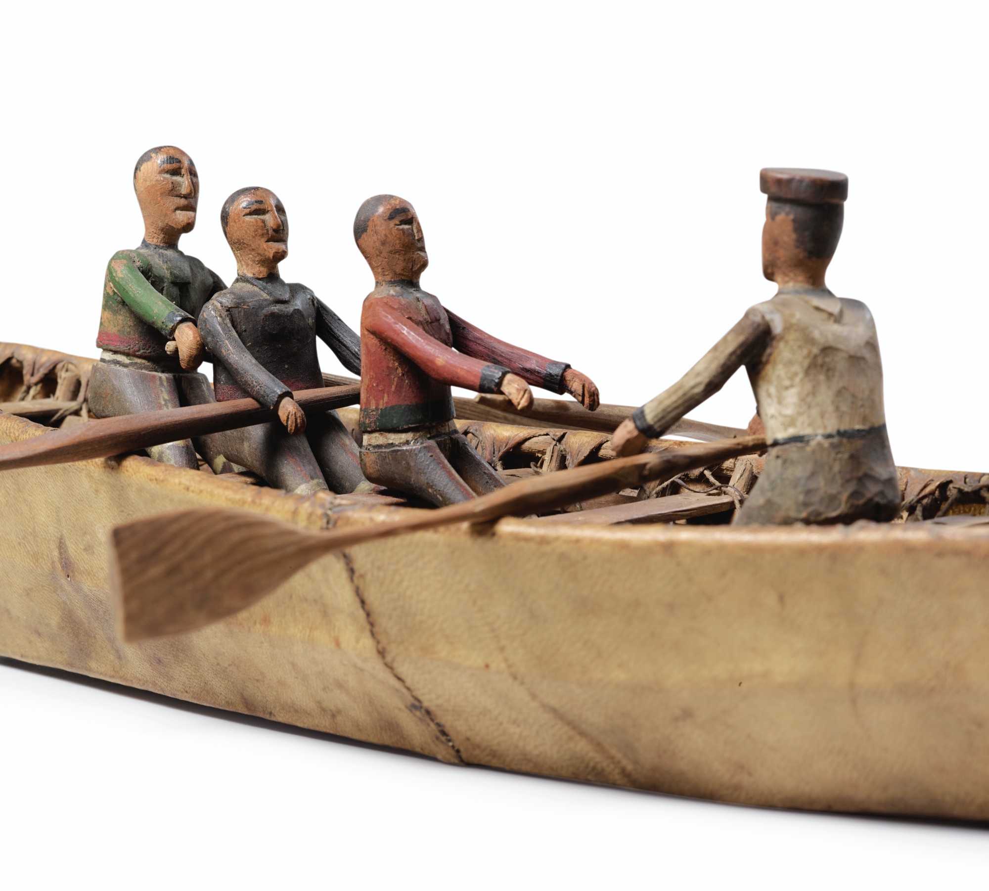 MAQUETTE DE BATEAU, UMIAK, INUIT, ALASKA | Jamais perdu en mer ...