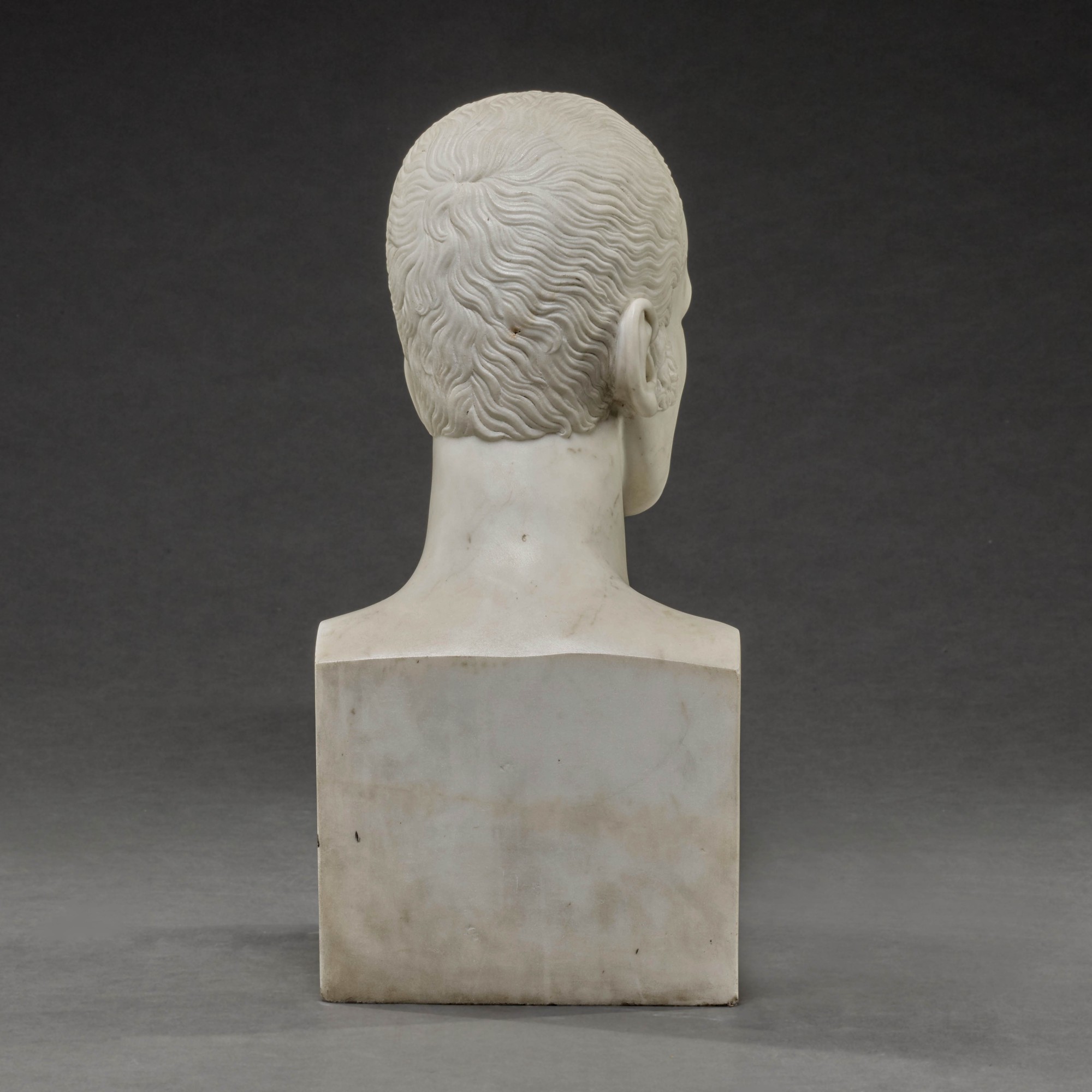 Francesco Negroni, Italian, Rome, dated 1821 | Bust of a Gentleman ...