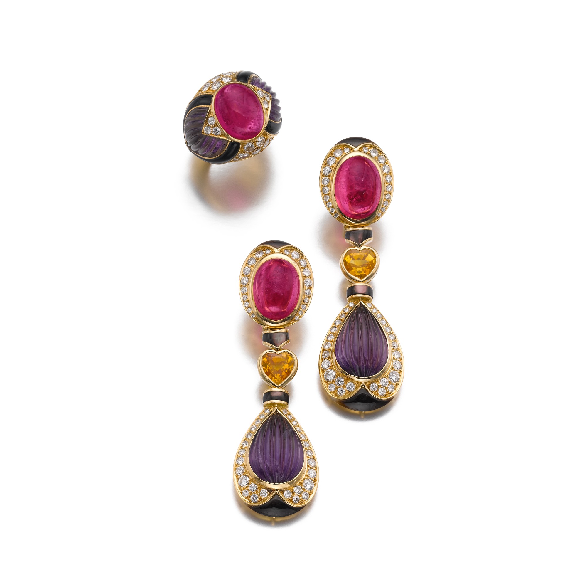 Gem-set and diamond demi-parure | Magnificent Jewels and Noble Jewels ...