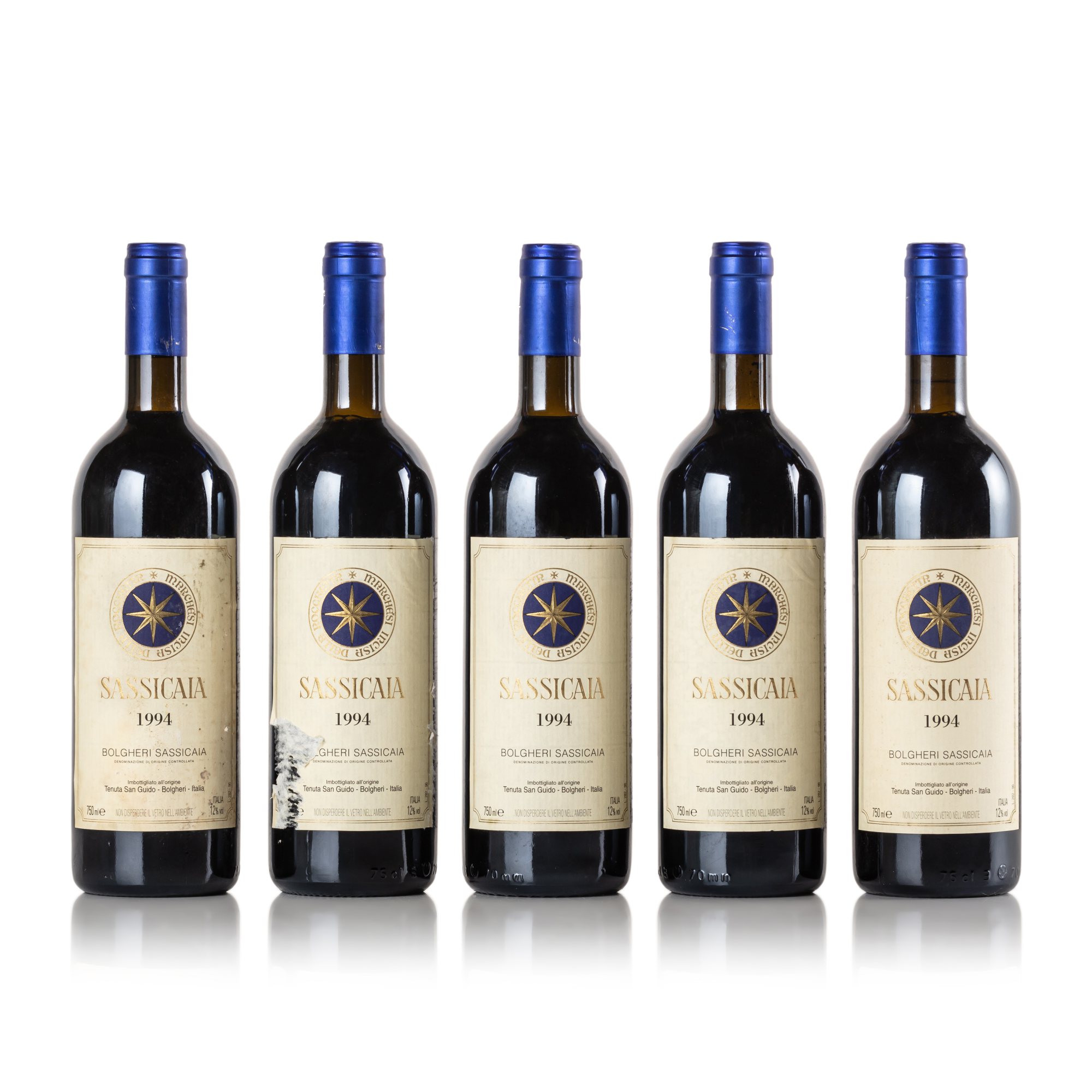Sassicaia 1994 (5 BT) | Titans of Bordeaux | Odyssey in Champagne ...