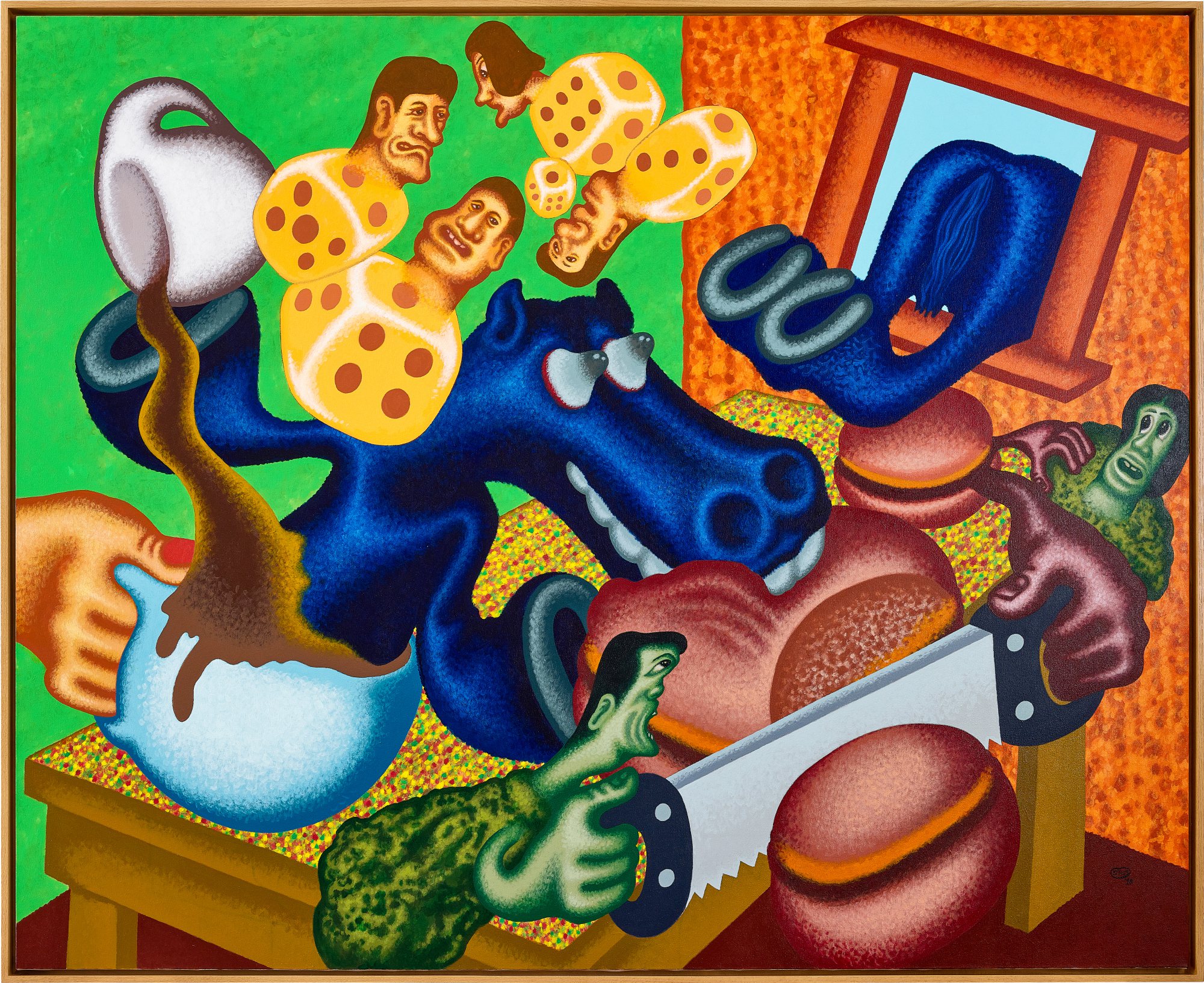 Peter Saul 彼得 · 索爾 | Good Luck Versus Hard Work 好運相對努力 | Contemporary ...