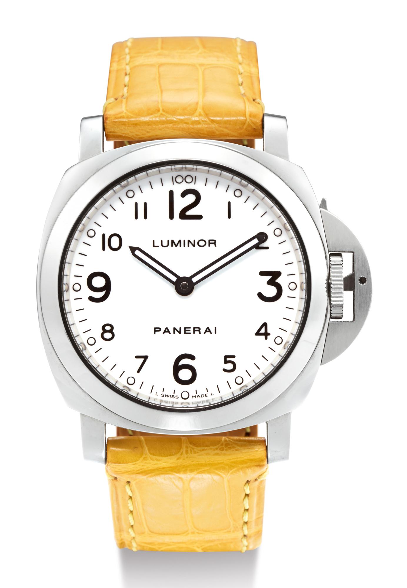 PANERAI | LUMINOR, PAM00114 A LIMITED EDITION STAINLESS STEEL ...
