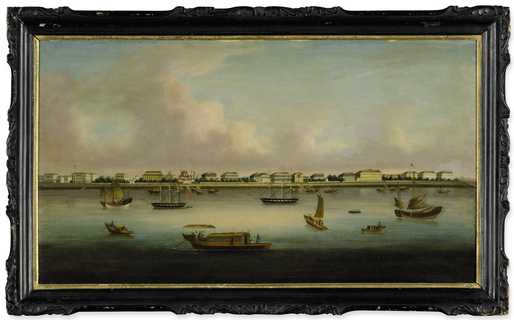 A LARGE VIEW OF SHANGHAI: THE BUND QING DYNASTY, 1850-60 | 清 1850-60年 ...