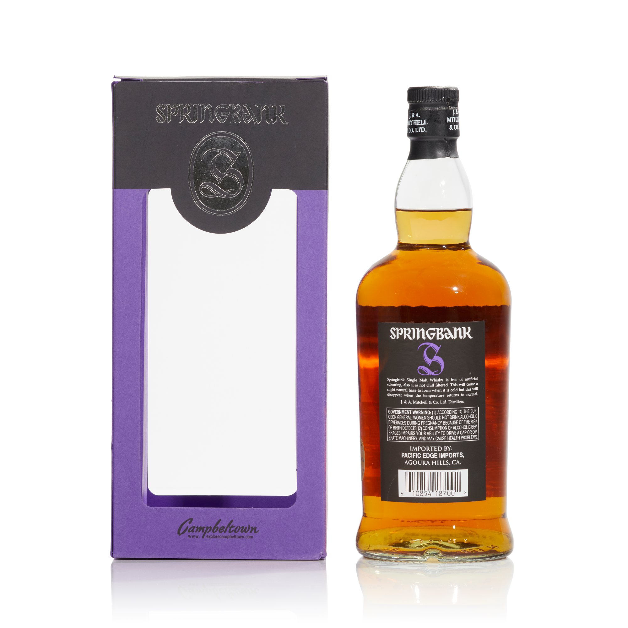 Springbank 18 Year Old 46.0 abv NV (1 BT75) | The Timeless Whisky ...