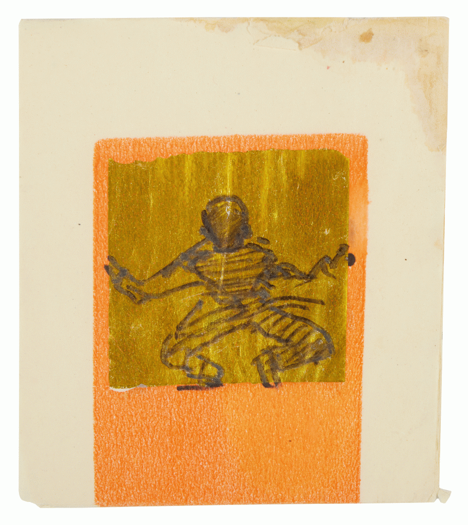 Richard Hambleton Untitled (Sketch Of Crouching Figure) Available For ...