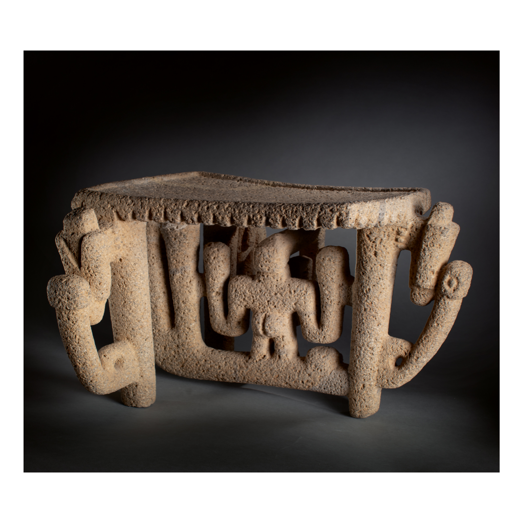 COSTA RICAN STONE FLYING PANEL METATE LATE PERIOD IV, AD 1 - 500 | Art ...