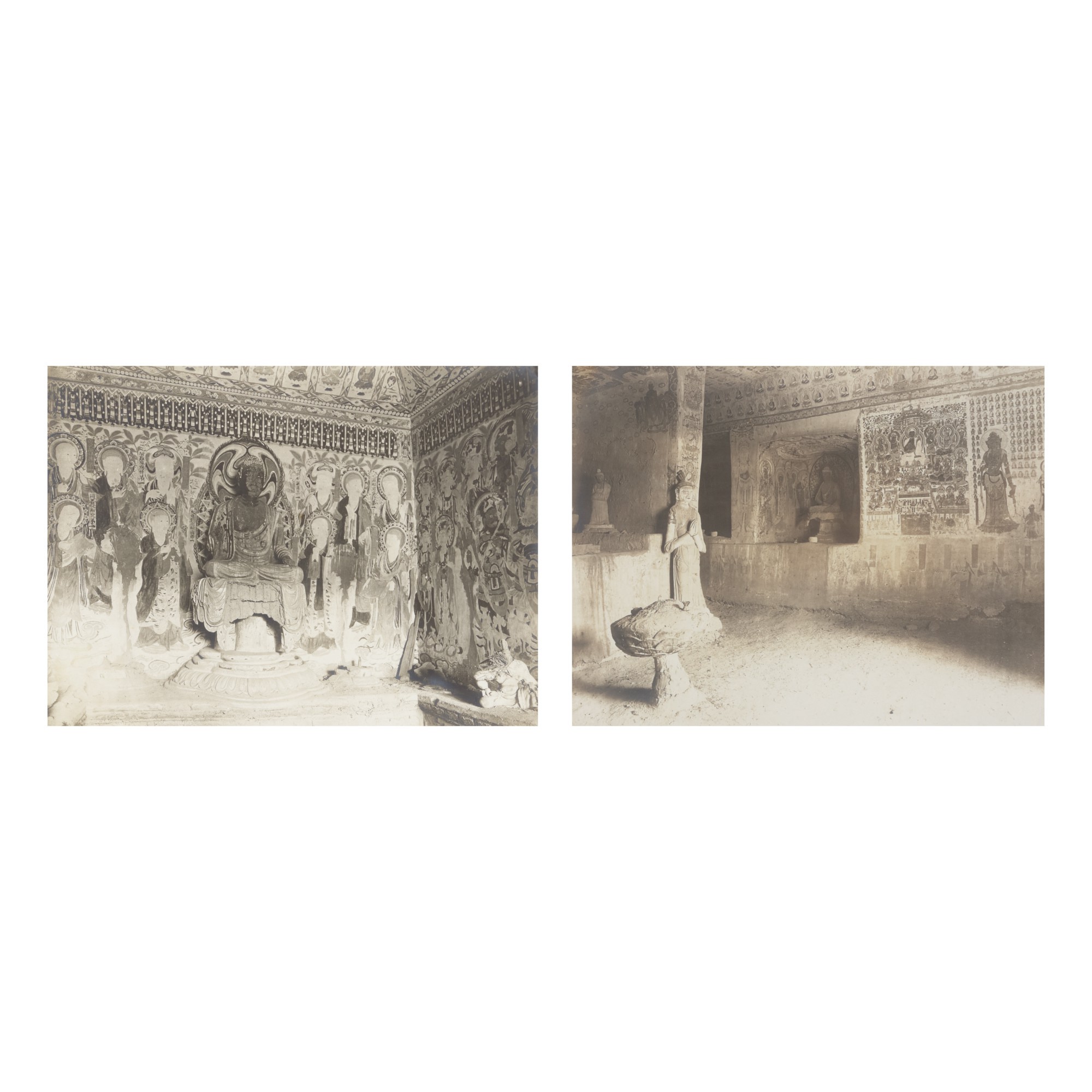 FIVE PHOTOGRAPH ALBUMS OF MISSION PELLIOT, EARLY TWENTIETH CENTURY ...