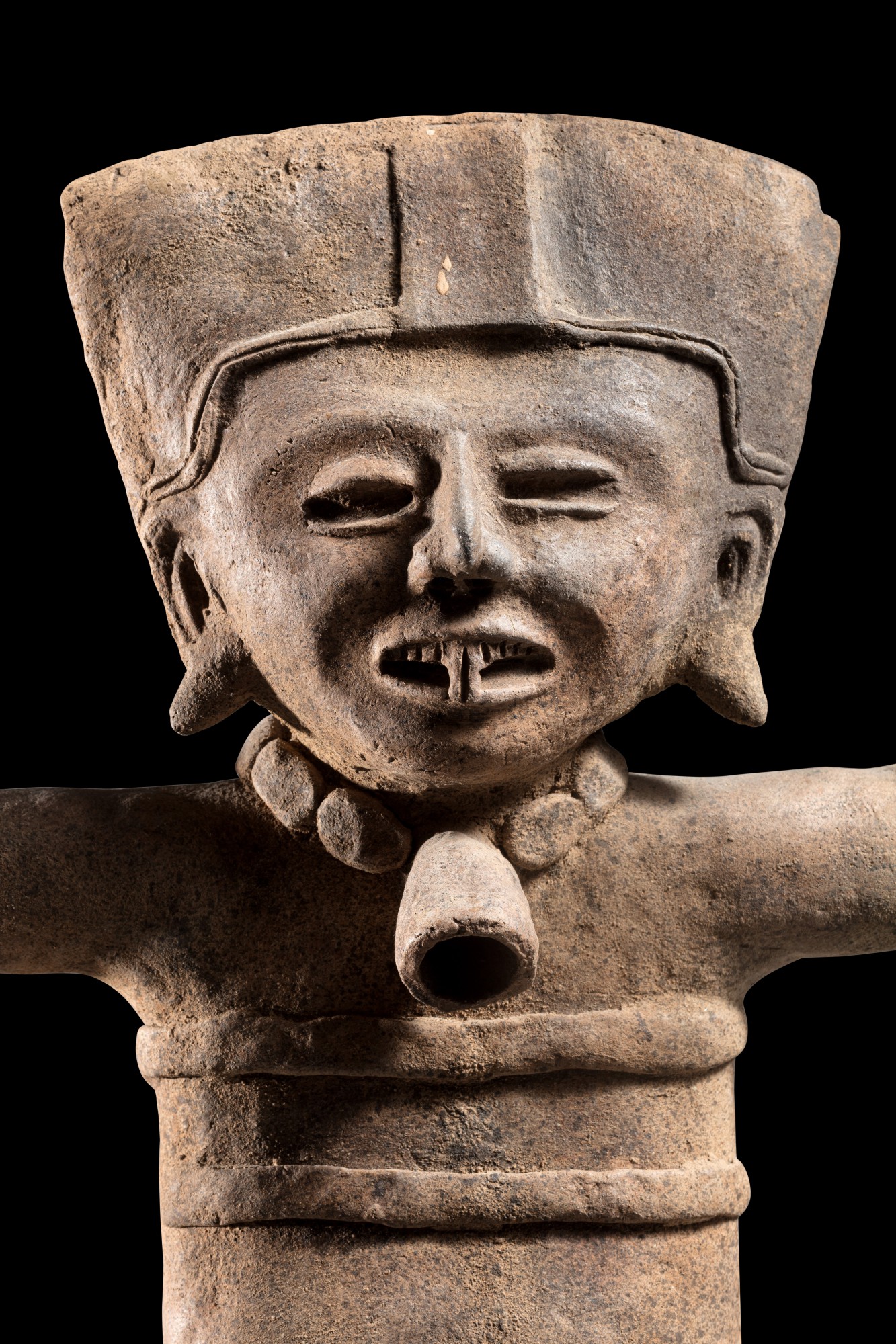 Personnage souriant, Veracruz, Mexique, Classique récent, 550 AV. J.-C ...