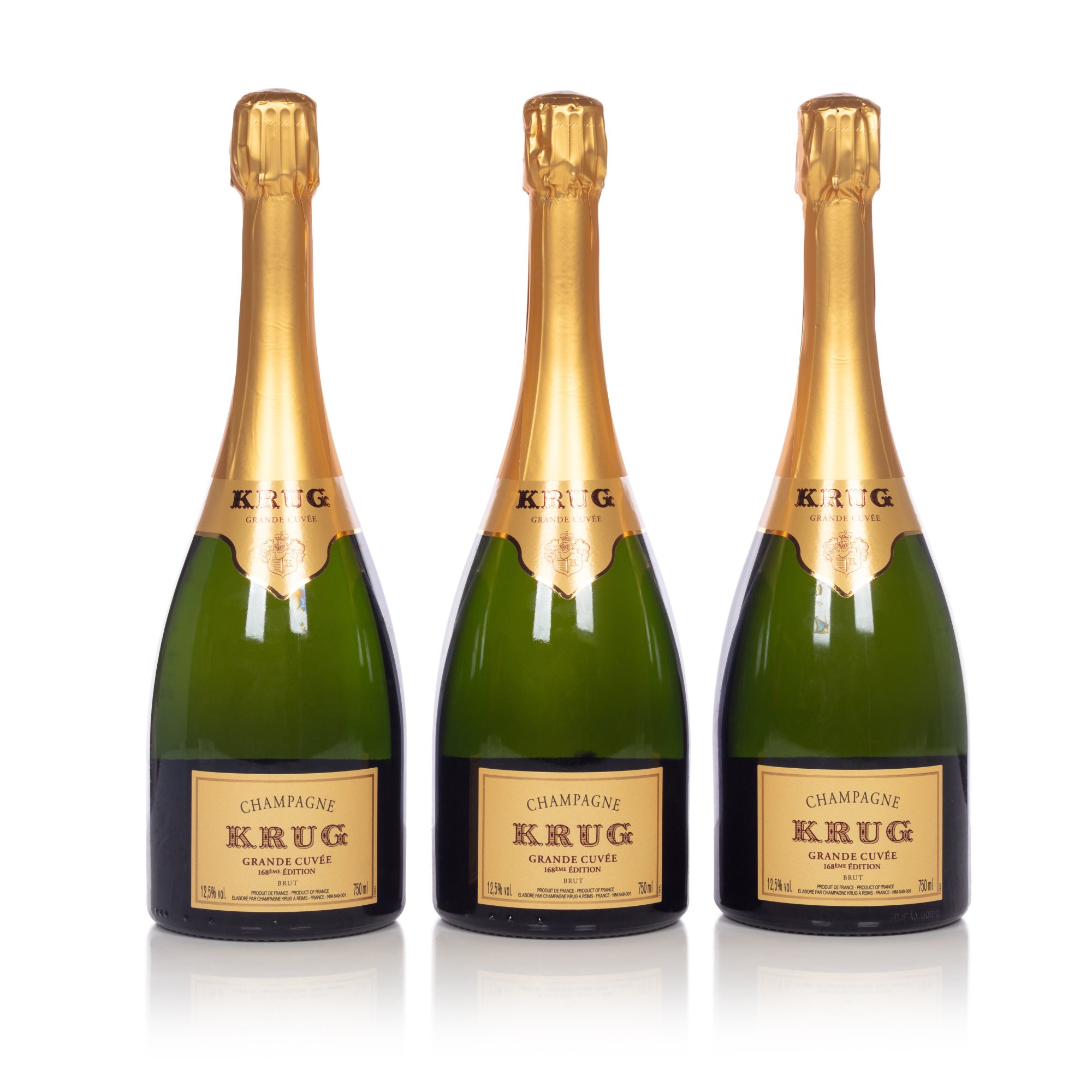 Krug Grande Cuvée, 168ème Édition NV (12 BT) | Finest and Rarest ...