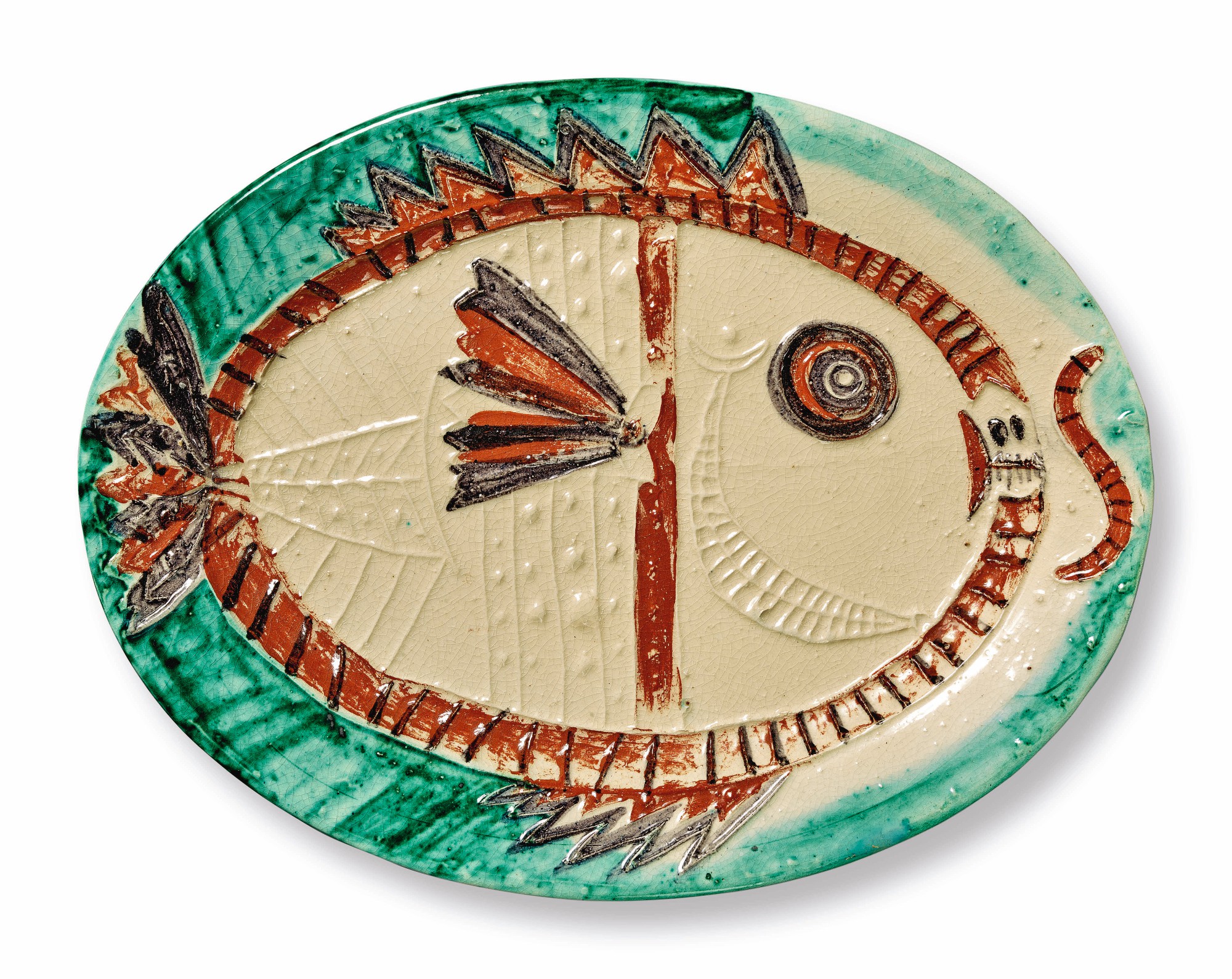 PABLO PICASSO | POISSON DE PROFIL (SEE A. R. 129 - 132) | Picasso ...