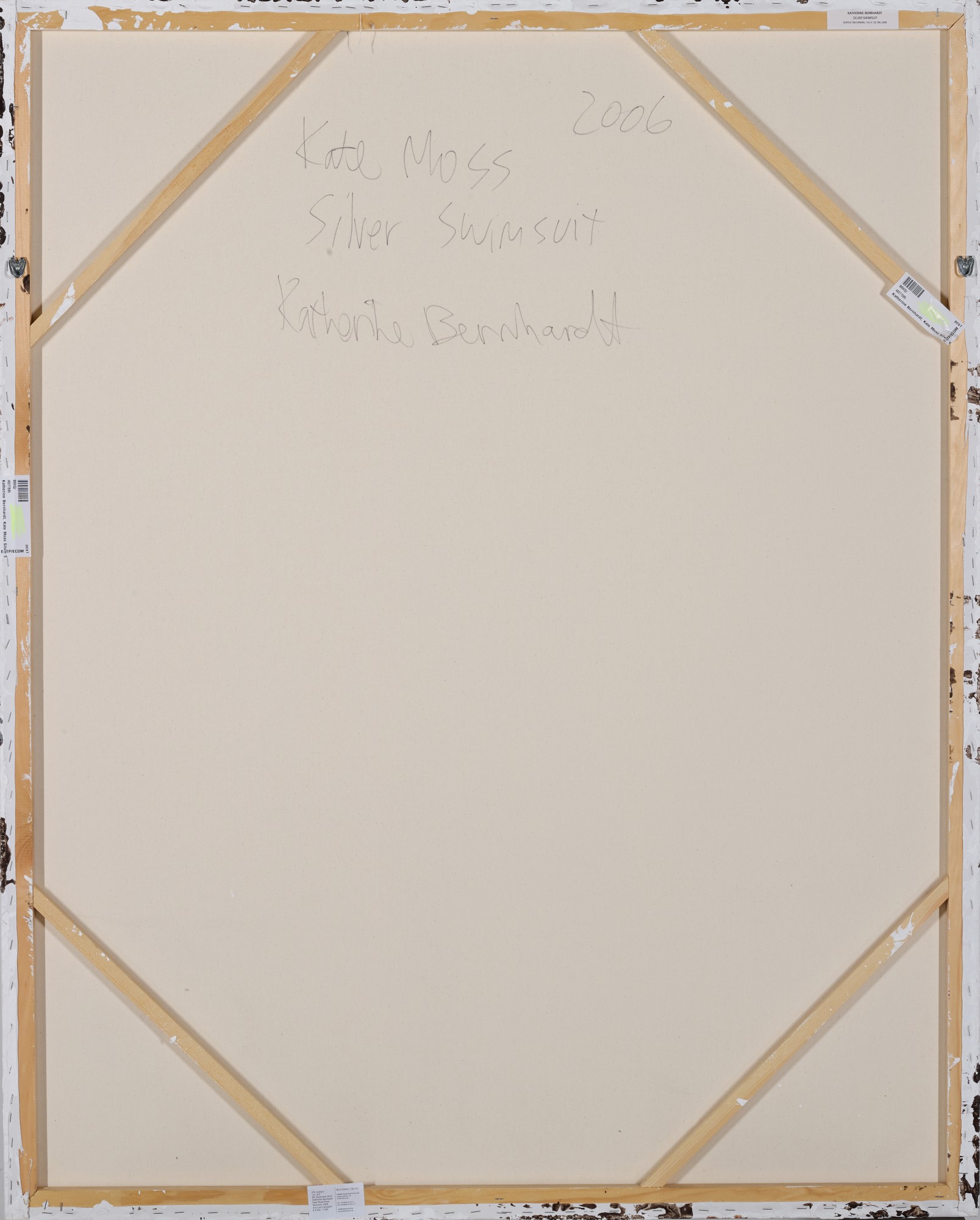 KATHERINE BERNHARDT | KATE MOSS SILVER SWIMSUIT | Contemporary Art ...