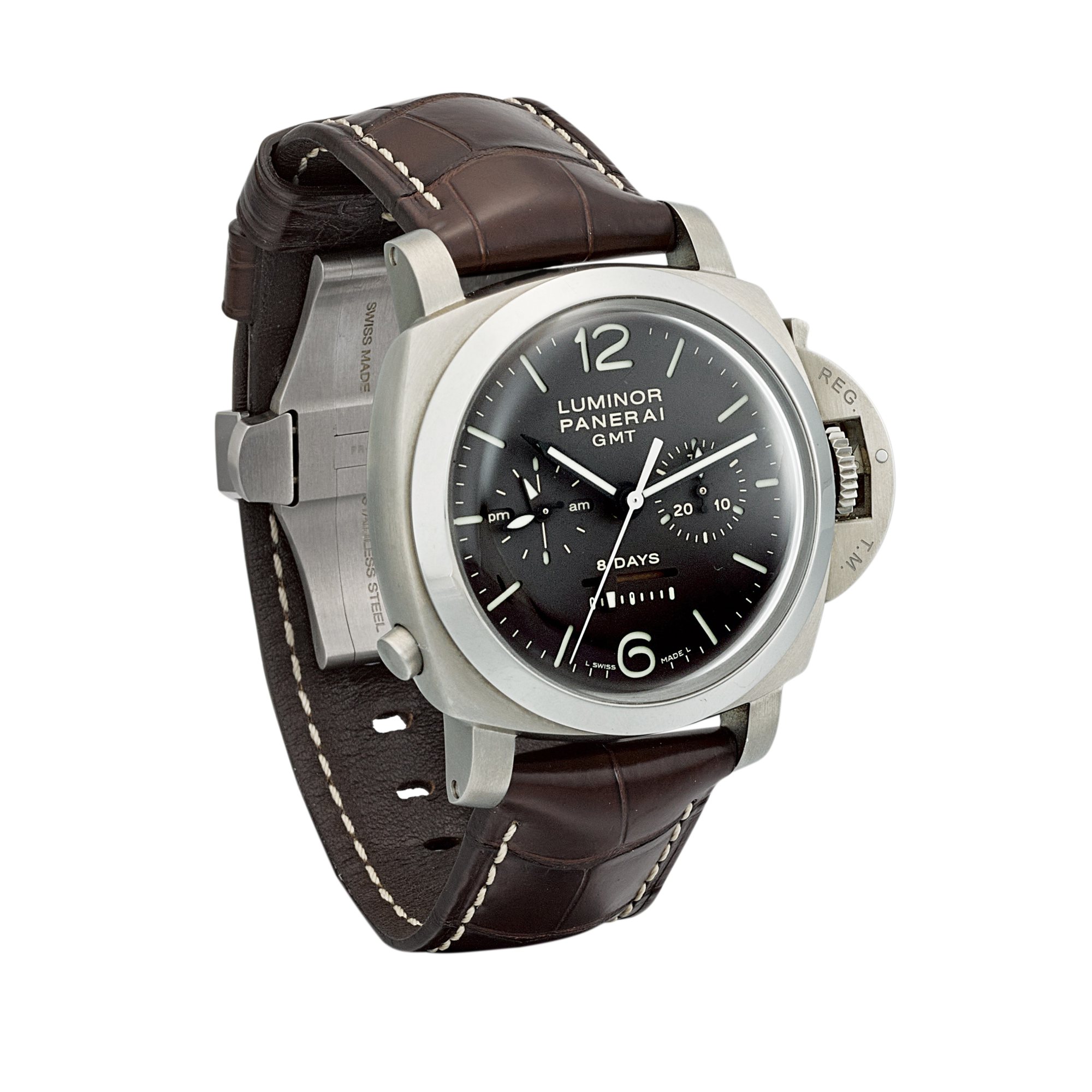 Luminor 1950, Reference PAM00311 | A titanium dual time zone single ...