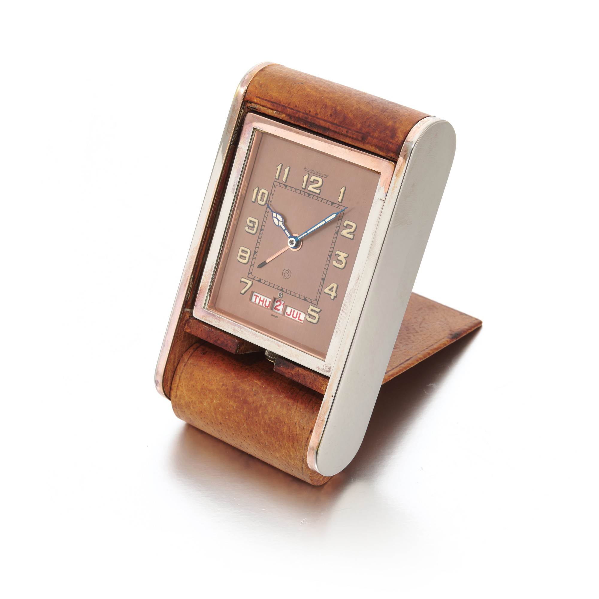 Ados Standard Calendrier, Ref. 72 | Brass and leather annual calendar ...