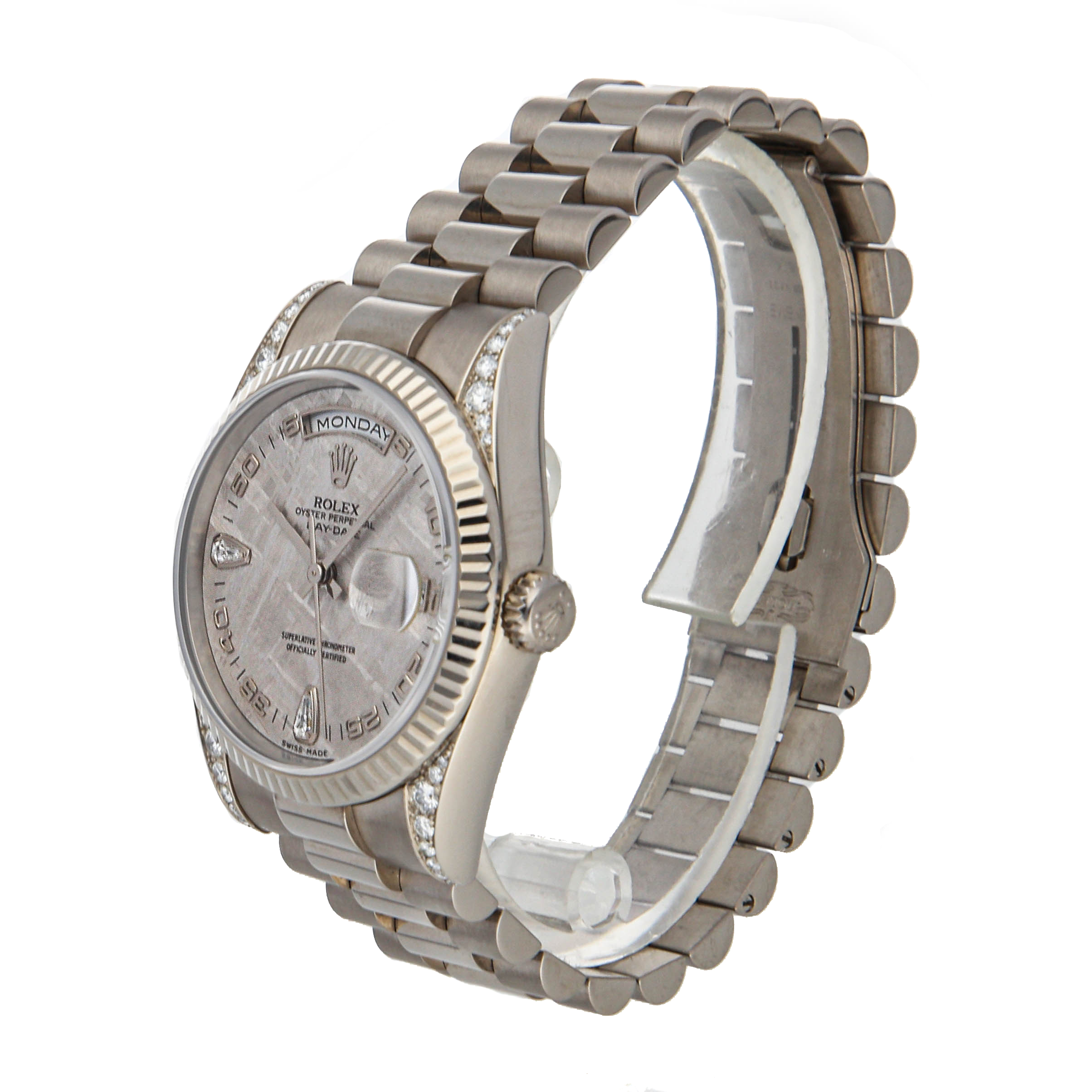 ROLEX | DAY-DATE REF 118339, A WHITE GOLD AUTOMATIC WRISTWATCH WITH DAY ...