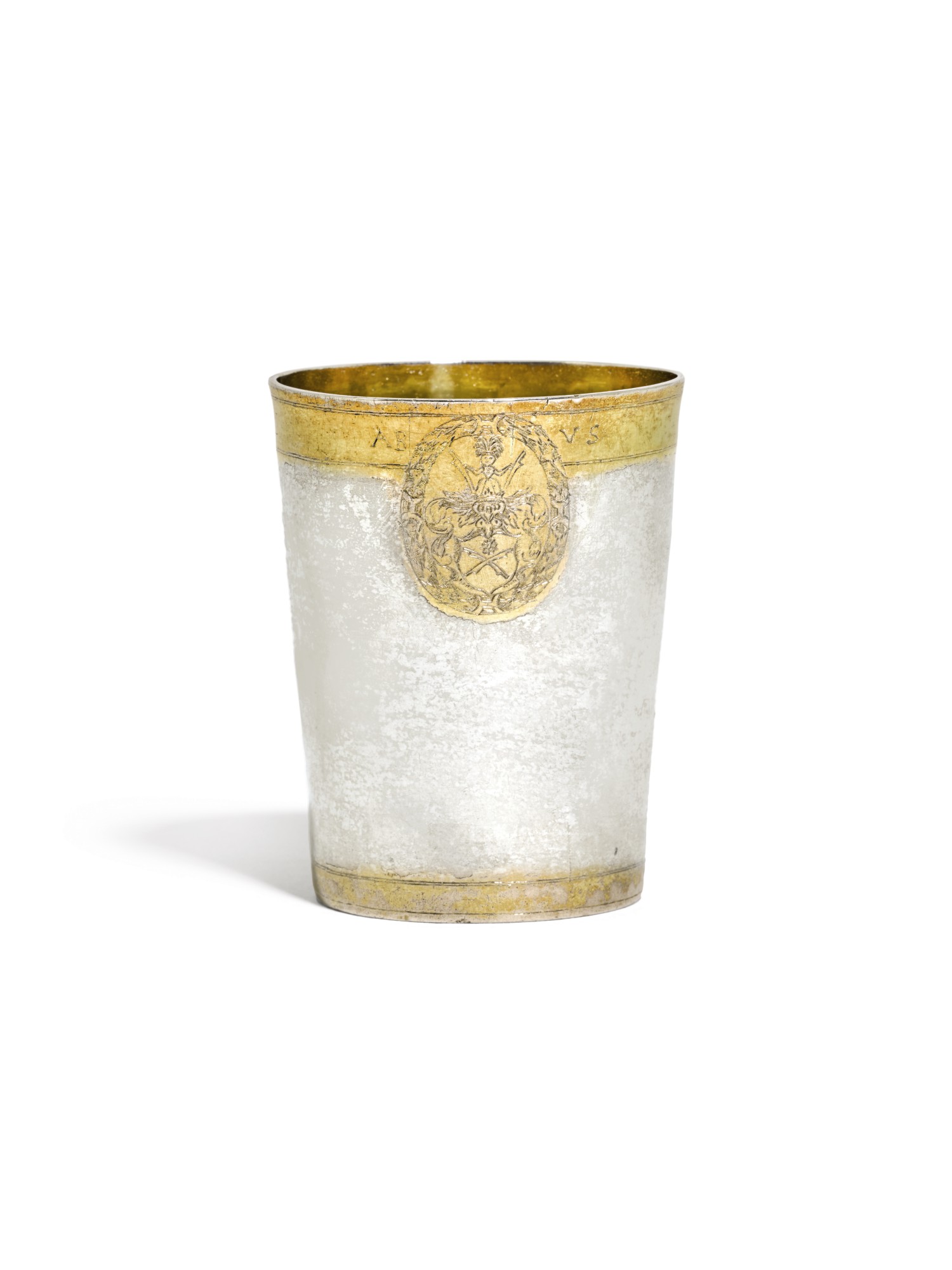 A GERMAN PARCEL-GILT SILVER BEAKER, UNMARKED, CIRCA 1629 | @Home ...