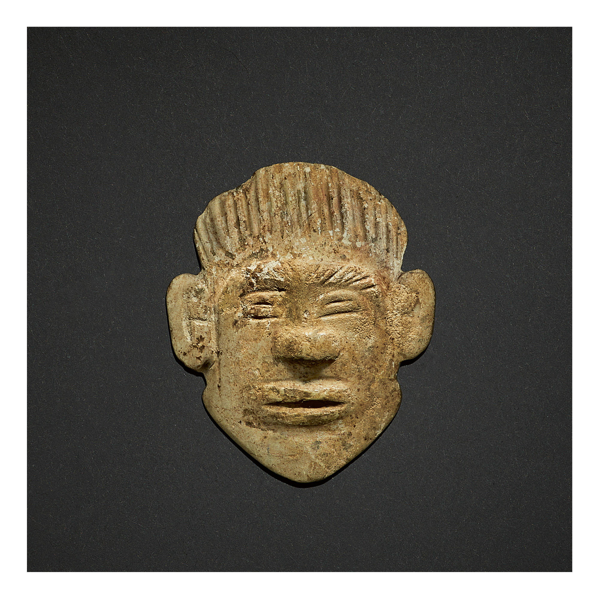 A RARE JADE 'HUMAN MASK' FITTING, SHANG DYNASTY | Junkunc: Chinese Jade ...