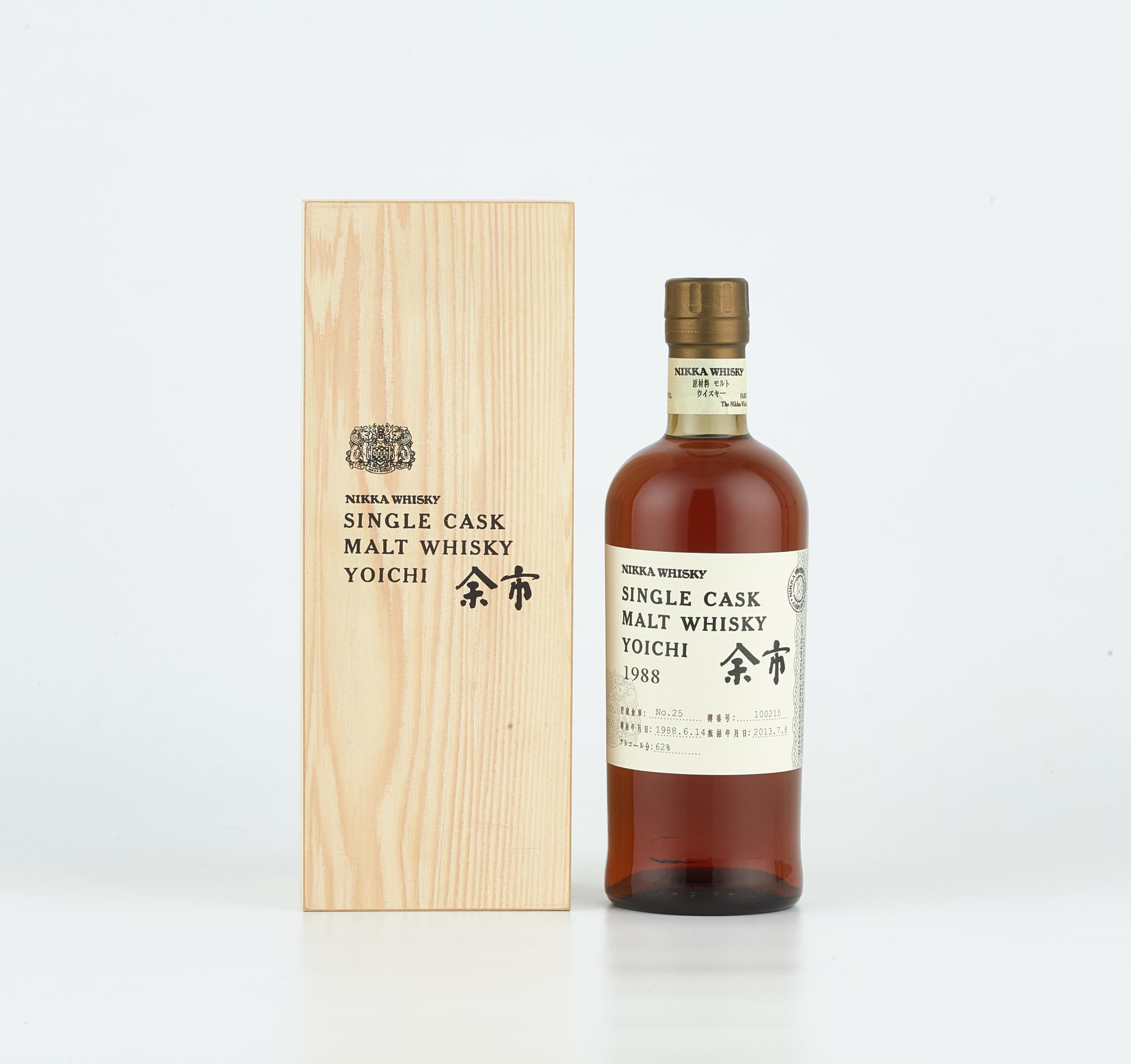 Nikka 余市 Yoichi Single Cask #100215 1988 (1 BT70) | Whisky + Moutai ...
