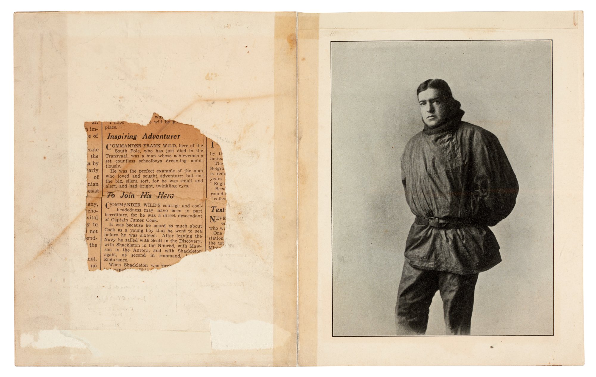 Imperial Trans-Antarctic Expedition, 1914—Shackleton | Signed menu card ...