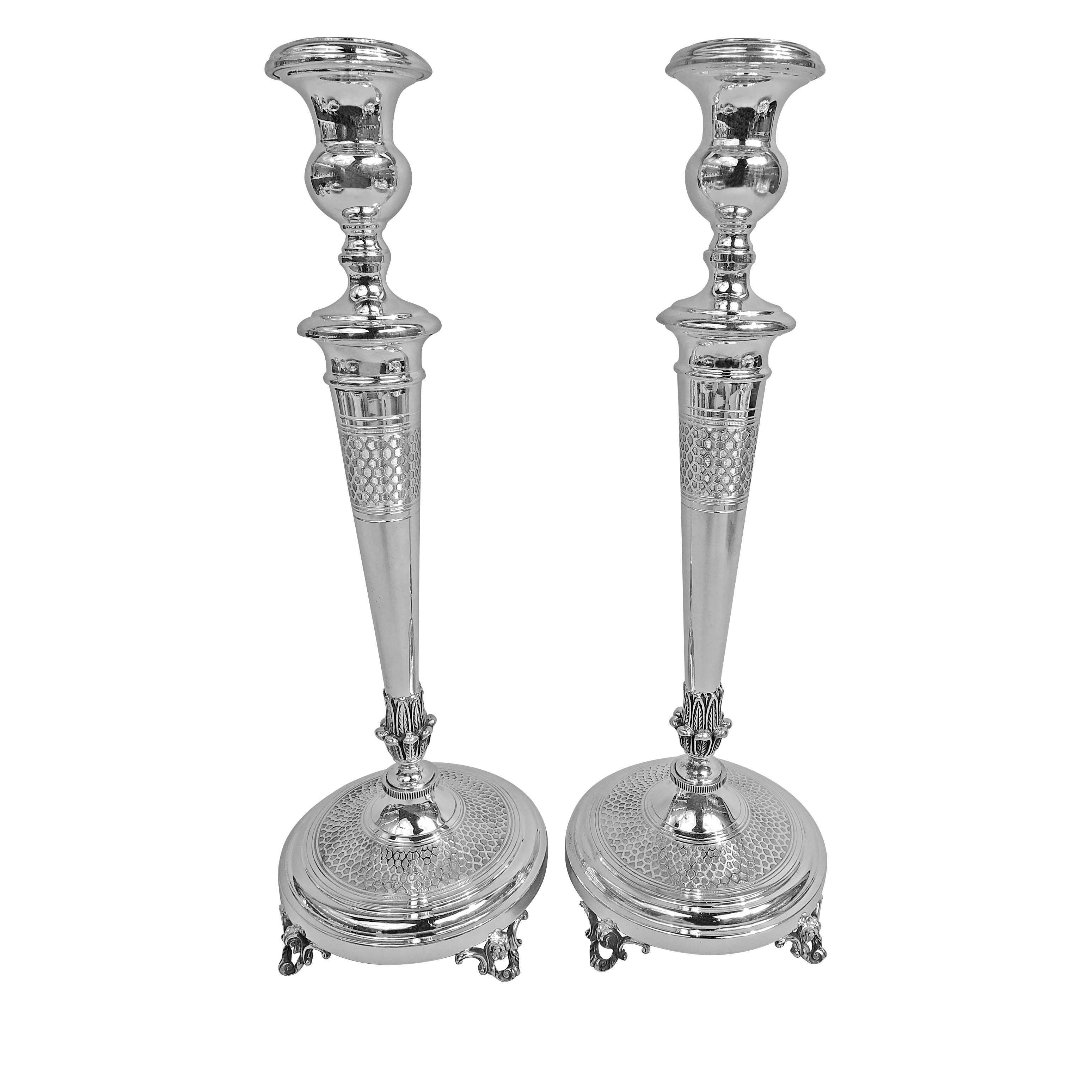 Fratelli Cacchione, Grand Sterling Silver Vintage Italian Neoclassical ...