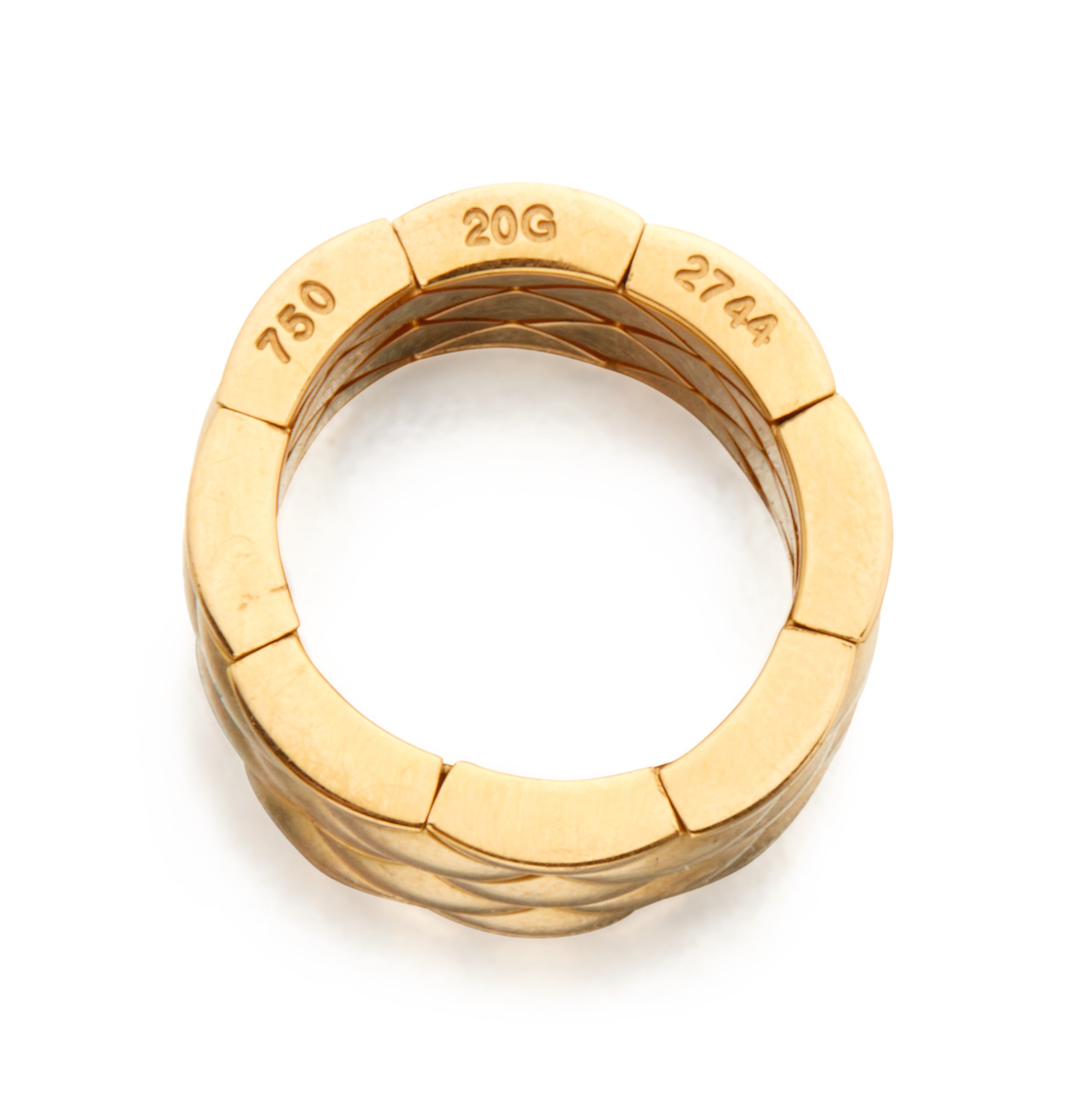 GOLD 'MATELASSÉ' RING, CHANEL, FRANCE | Jewels Online | 2020 | Sotheby's