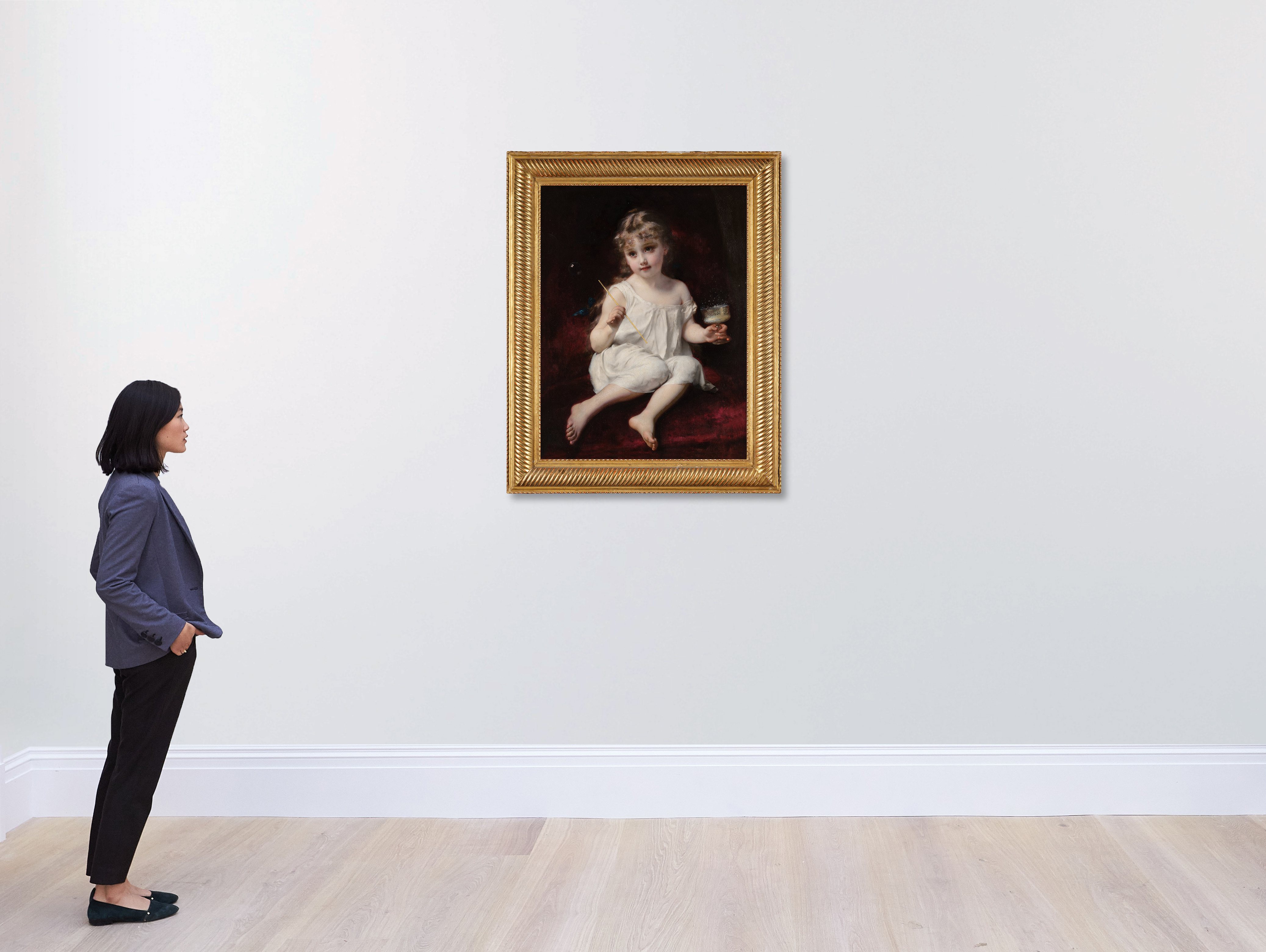 Les bulles de savon | Bouguereau and His Circle: Then and Now | | Sotheby's