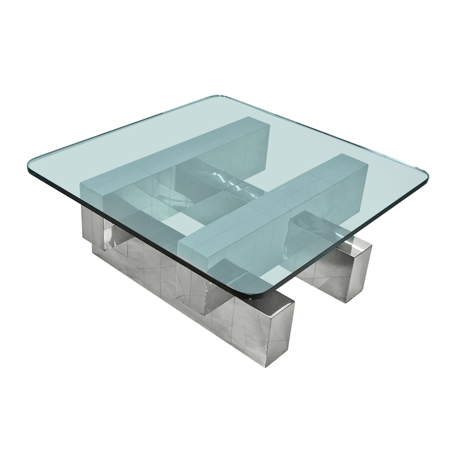 PAUL EVANS Vintage Cityscape Coffee Table Available For Immediate Sale ...