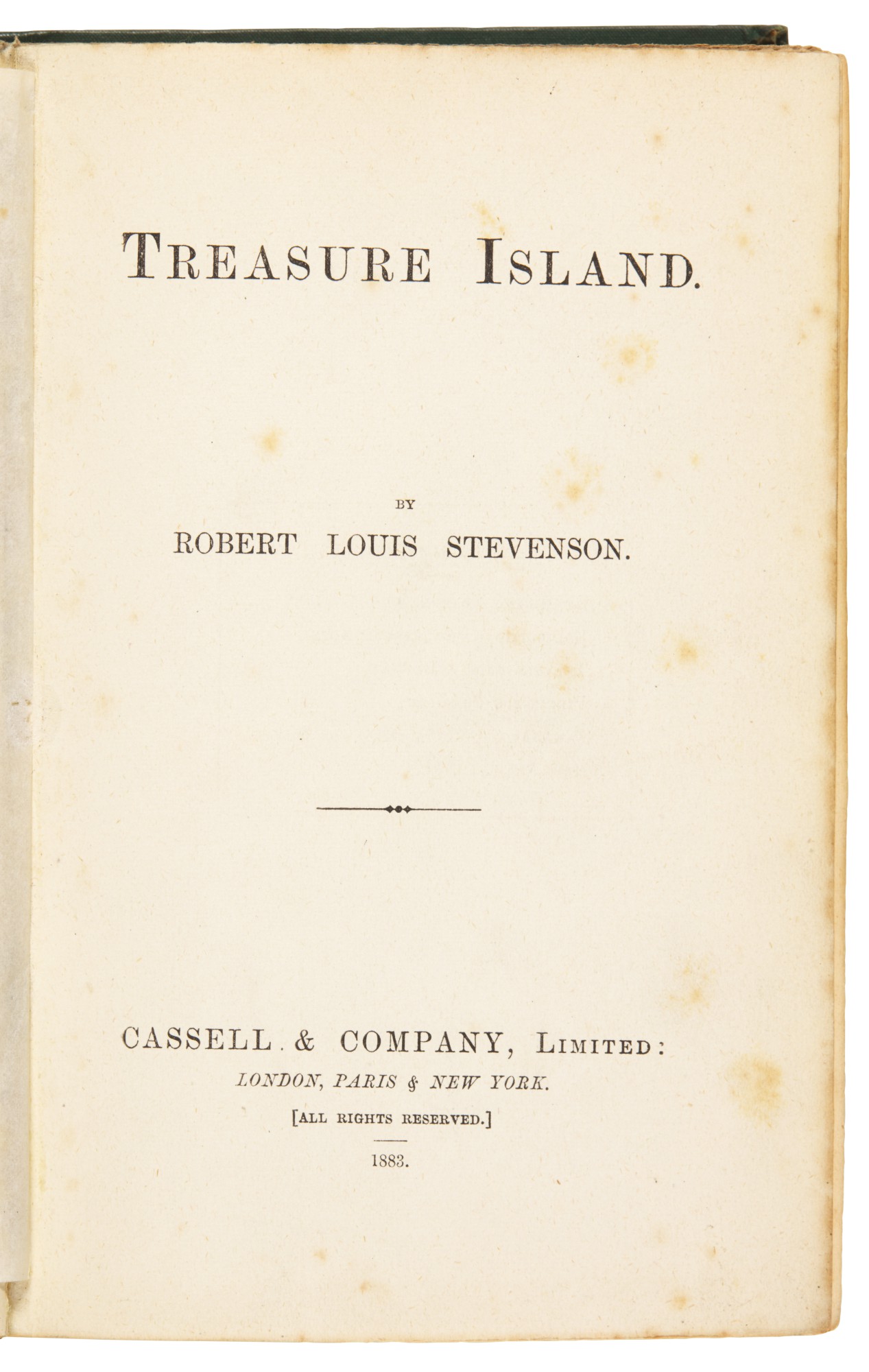 STEVENSON | Treasure Island, 1883 | English Literature, History ...
