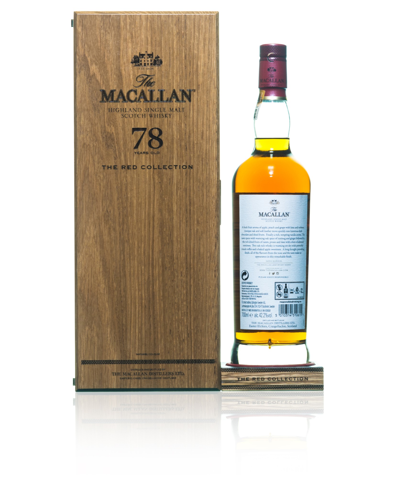 The Macallan The Red Collection 78 Year Old 42.2 abv NV (1 BT70) | Rare Whisky & Moutai ...