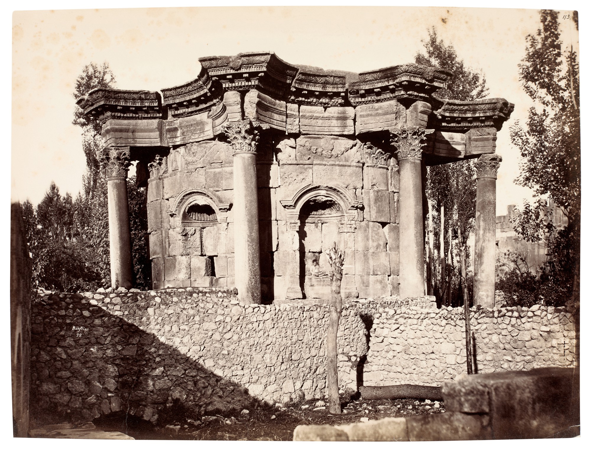 Palestine and Lebanon—Félix Bonfils | Eight large photographs, 1870s ...