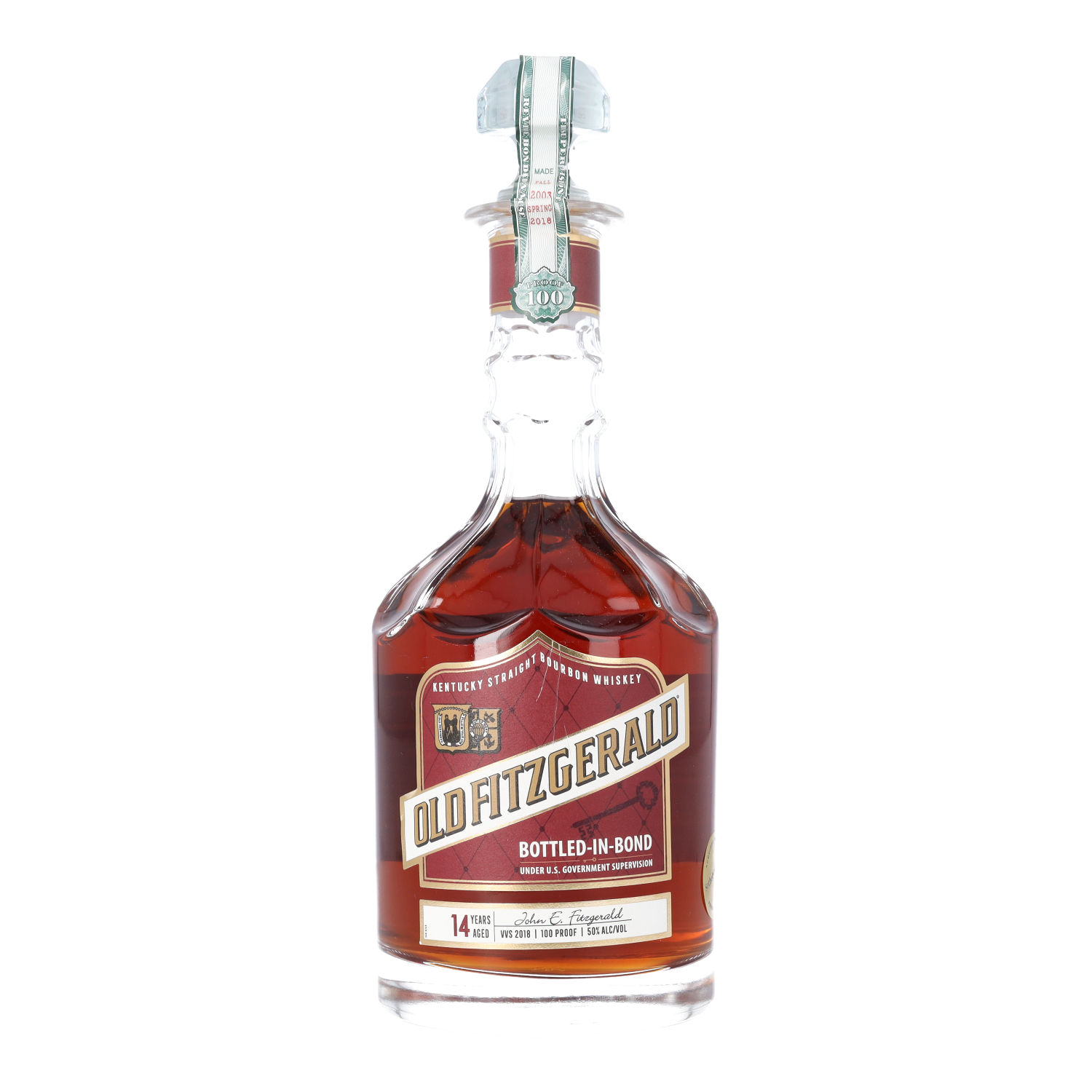 Old Fitzgerald 14 Year Old Bottled In Bond 100 proof NV (1 BT75 ...