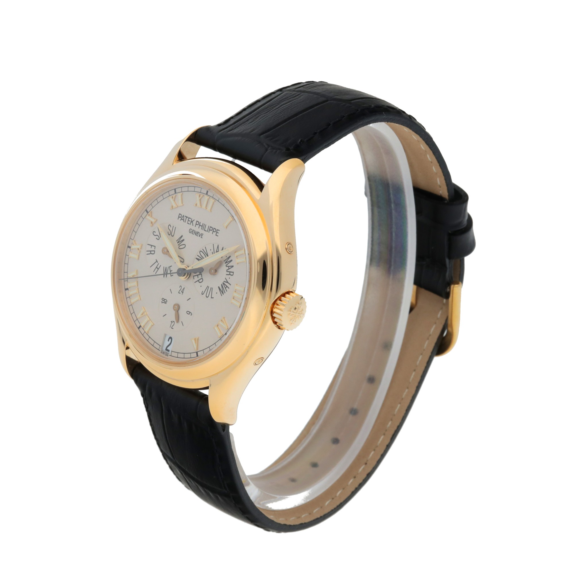 PATEK PHILIPPE | REF 5035 YELLOW GOLD ANNUAL CALENDAR WRISTWATCH WITH ...